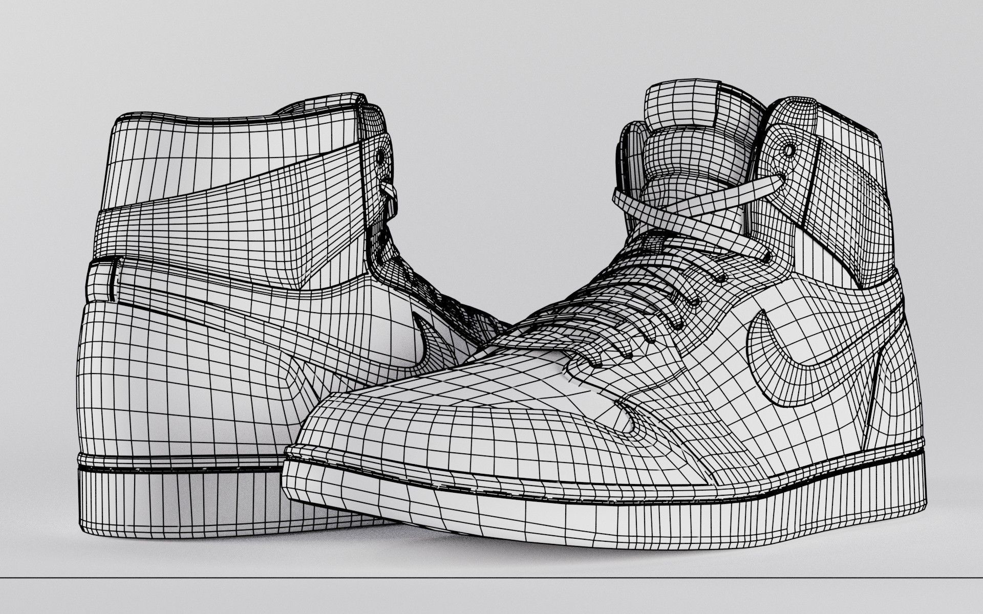 3D model Air Jordan 1 Variety Pack VR / AR / low-poly | CGTrader
