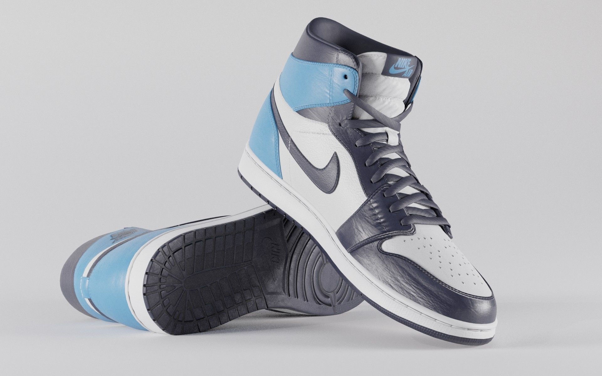 3D model Air Jordan 1 Variety Pack VR / AR / low-poly | CGTrader