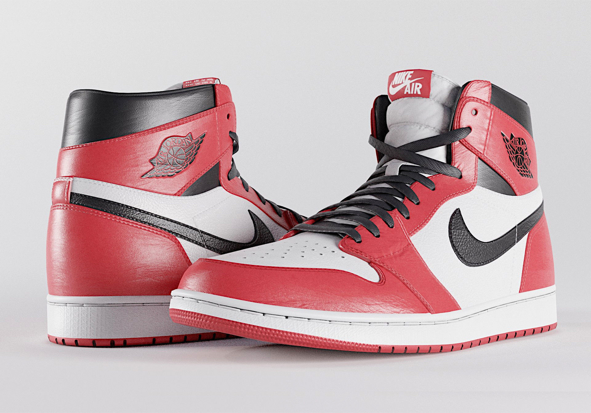 3D model Air Jordan 1 Variety Pack VR / AR / low-poly | CGTrader