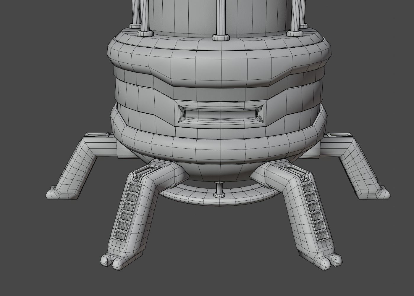 3D model Sci-Fi Reactor VR / AR / low-poly | CGTrader