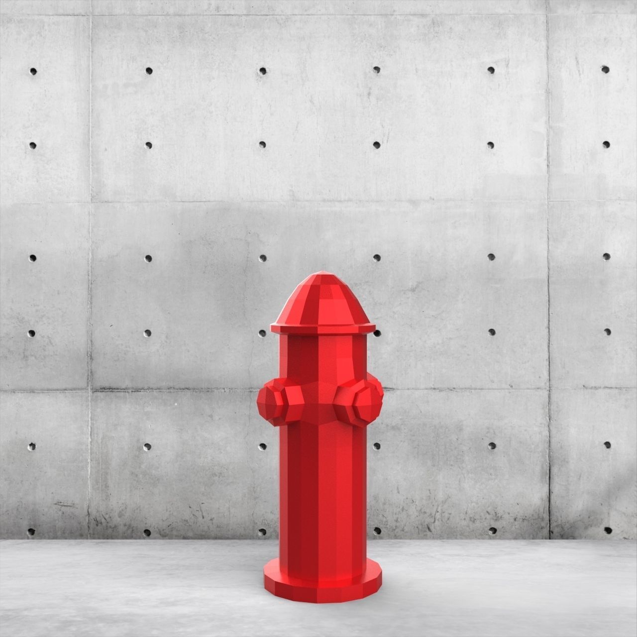 low-poly fire hydrant free VR / AR / low-poly 3D model | CGTrader