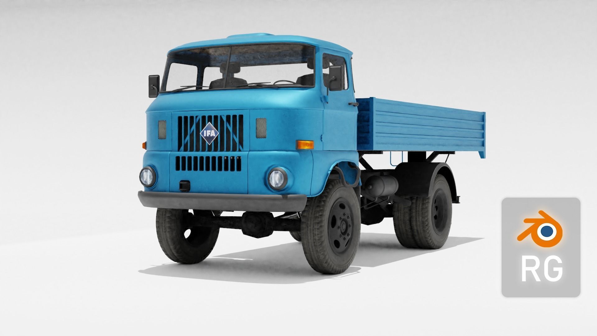 3D model IFA W50 DDR truck VR / AR / low-poly | CGTrader