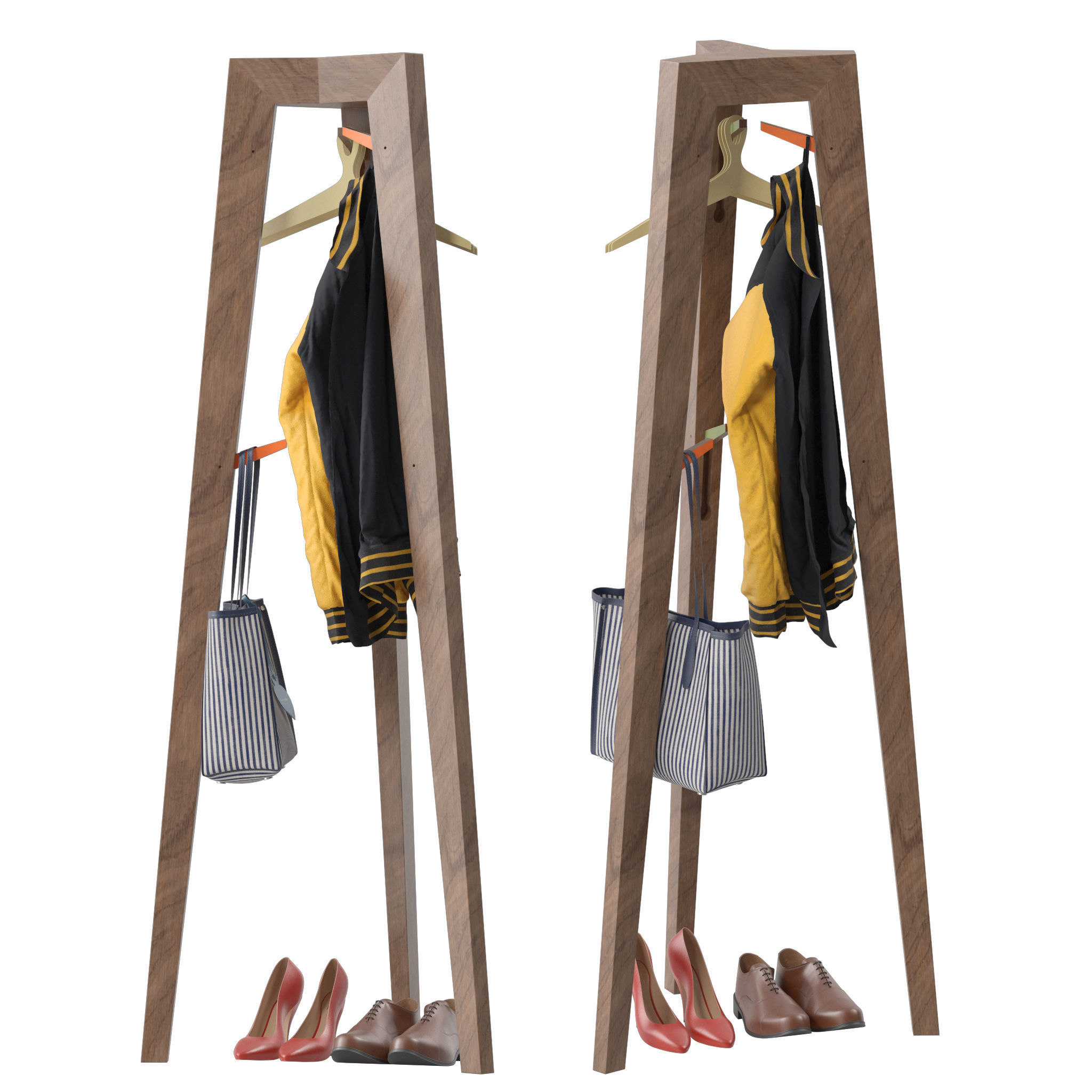 STORK Coat Rack 3D model | CGTrader