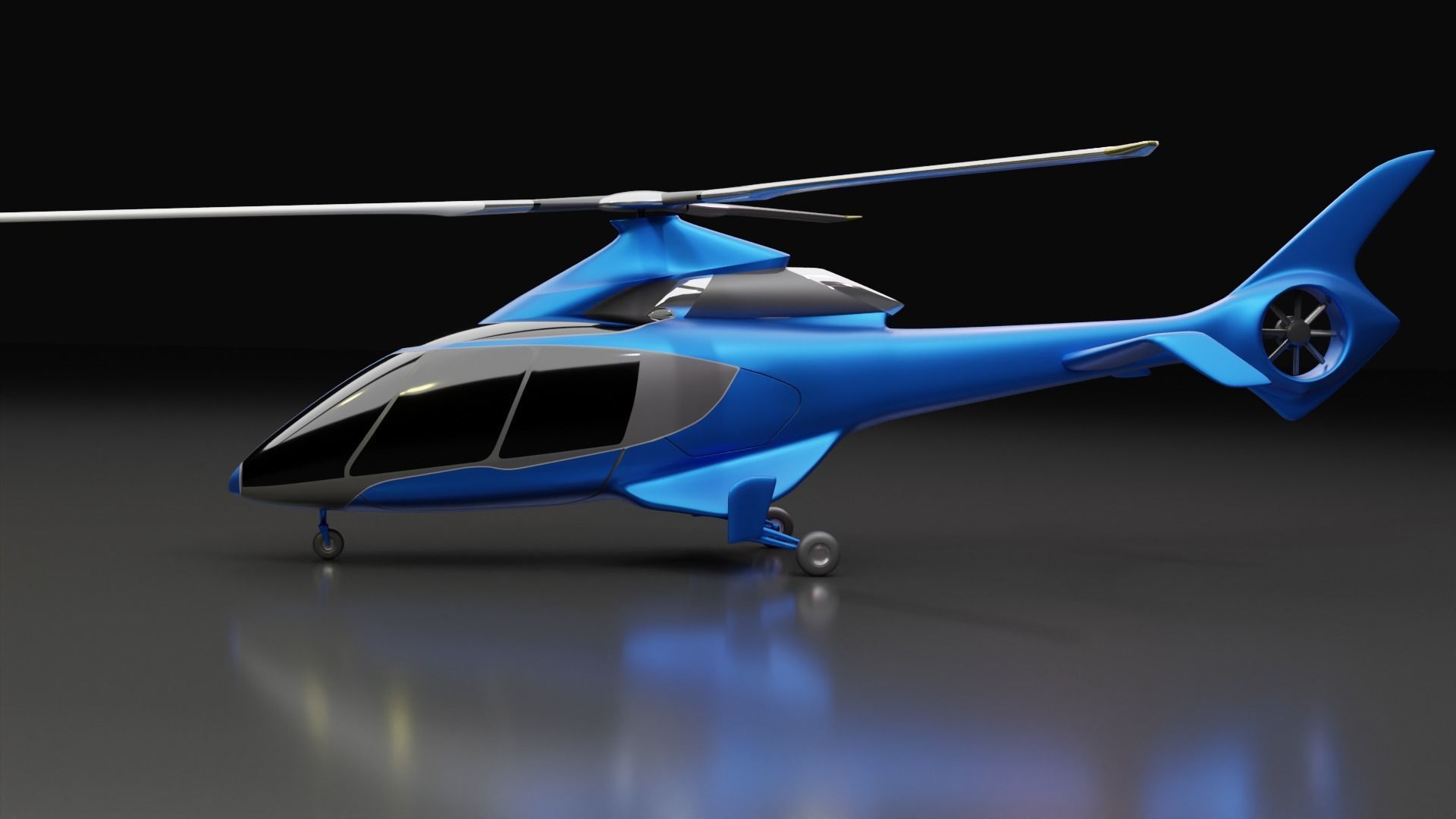 3D model Hill Helicopter HX50 VR / AR / low-poly | CGTrader