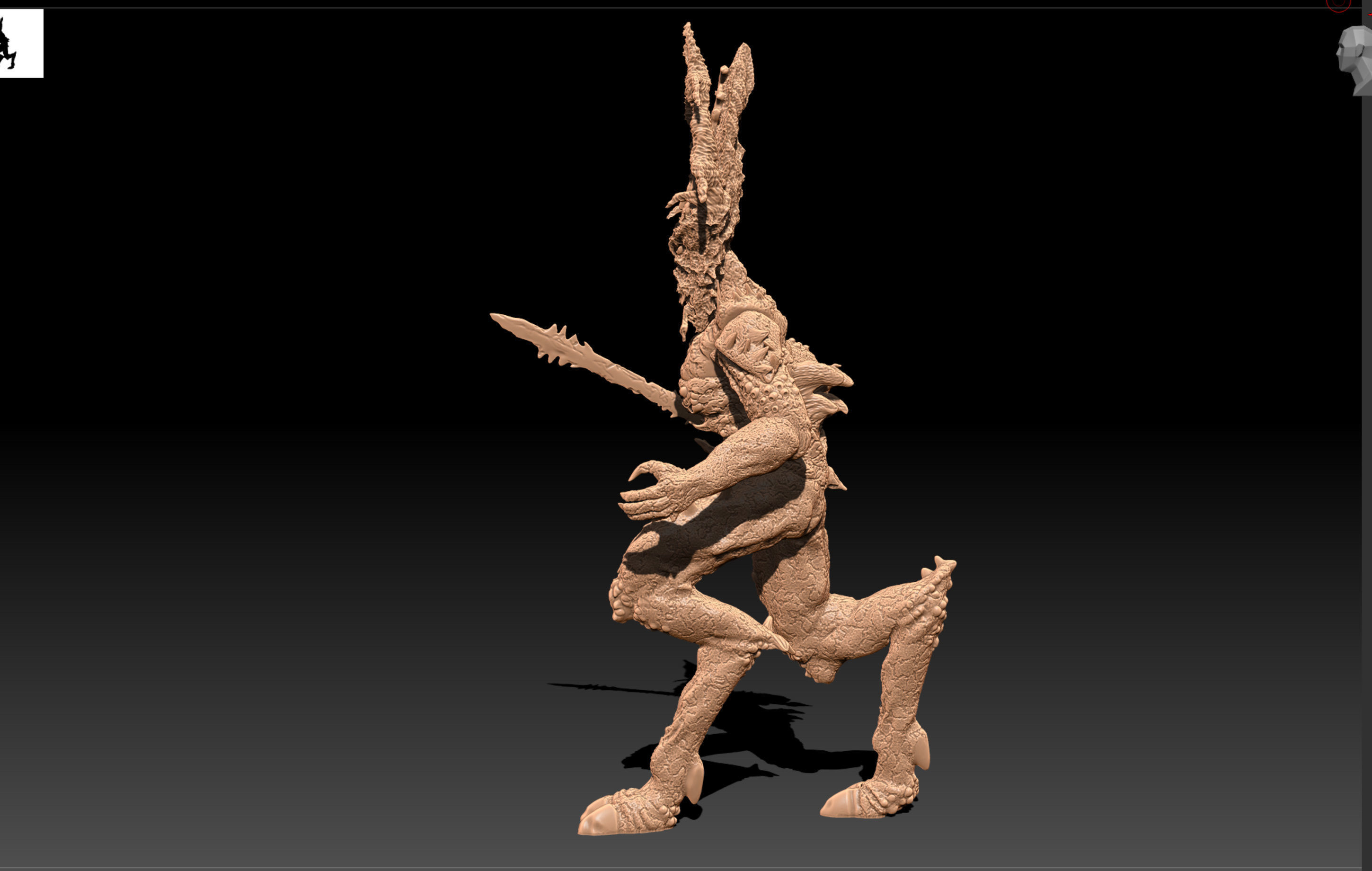Demon Bloodletter 3D model 3D printable | CGTrader