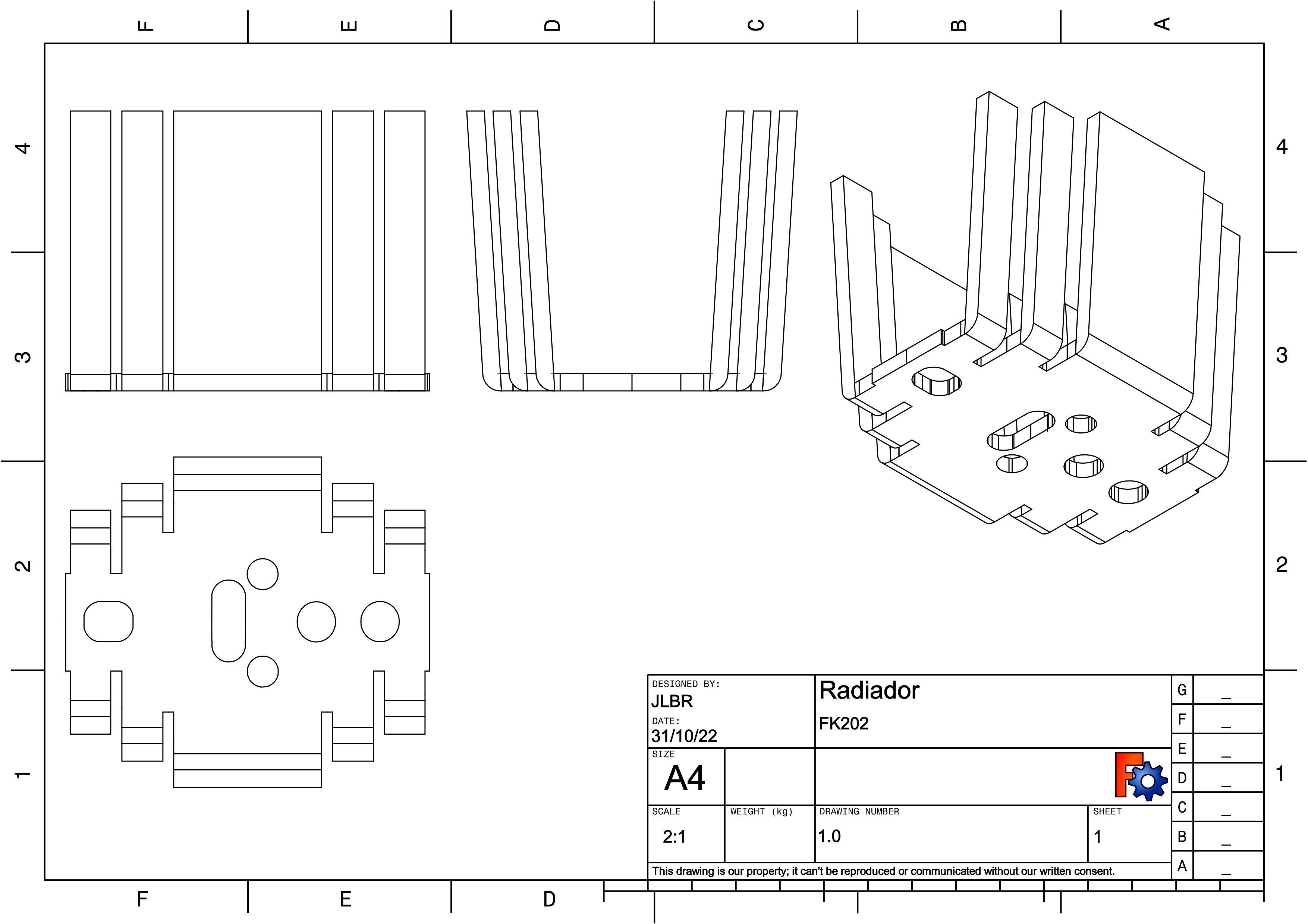 FK202 Heatsink 3D model | CGTrader