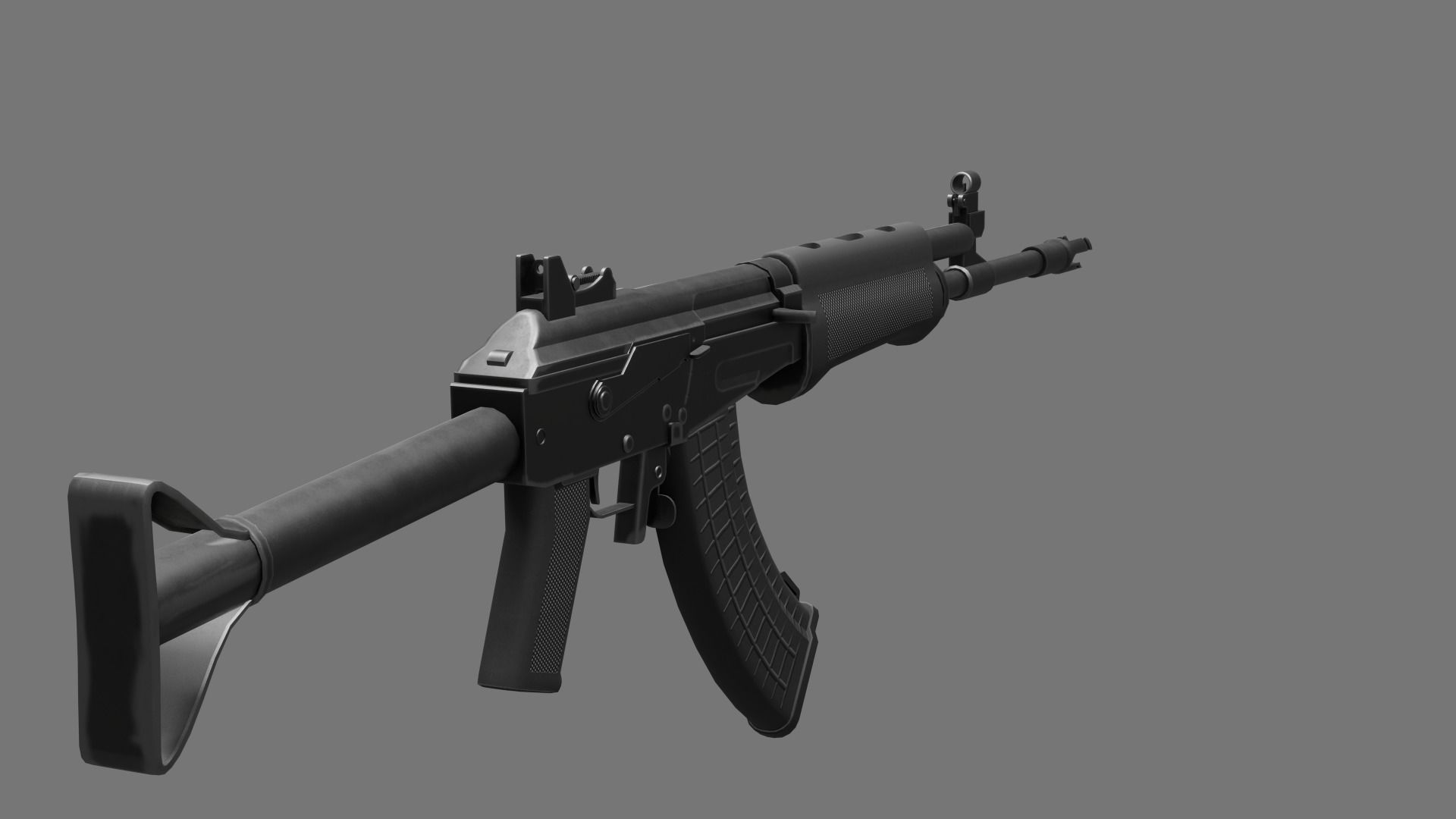3D model RK62 Assault Rifle VR / AR / low-poly | CGTrader