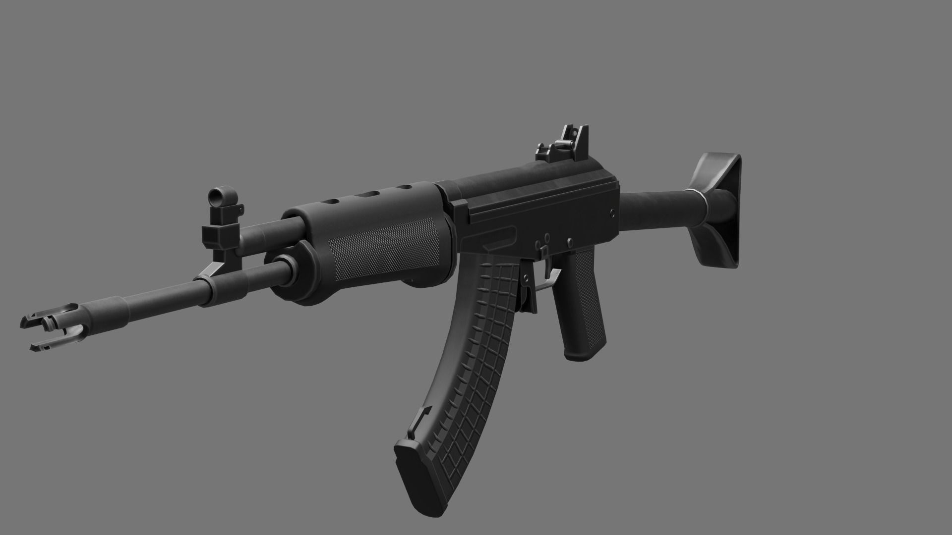 3D model RK62 Assault Rifle VR / AR / low-poly | CGTrader