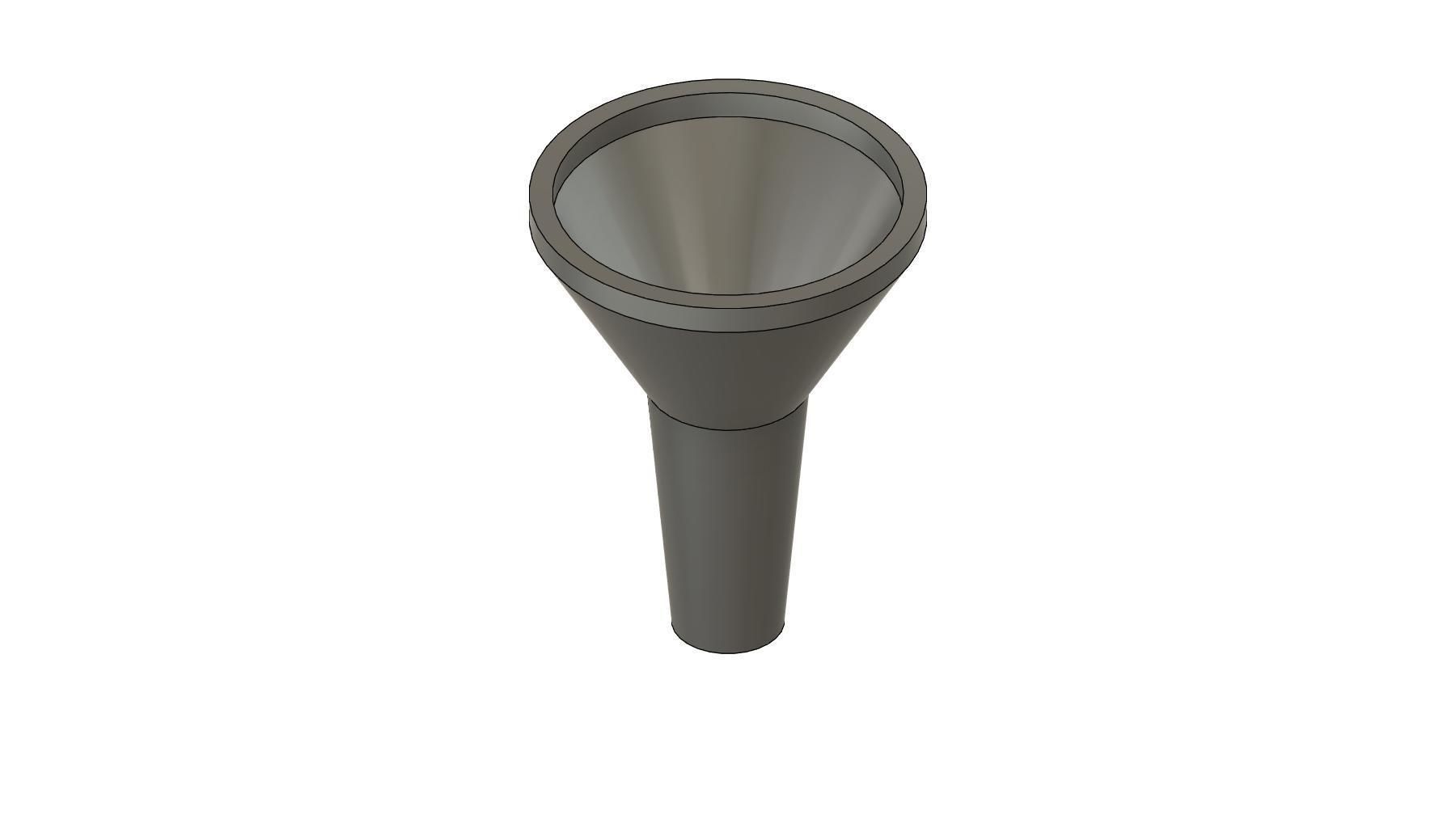 Funnel 3D model 3D printable | CGTrader