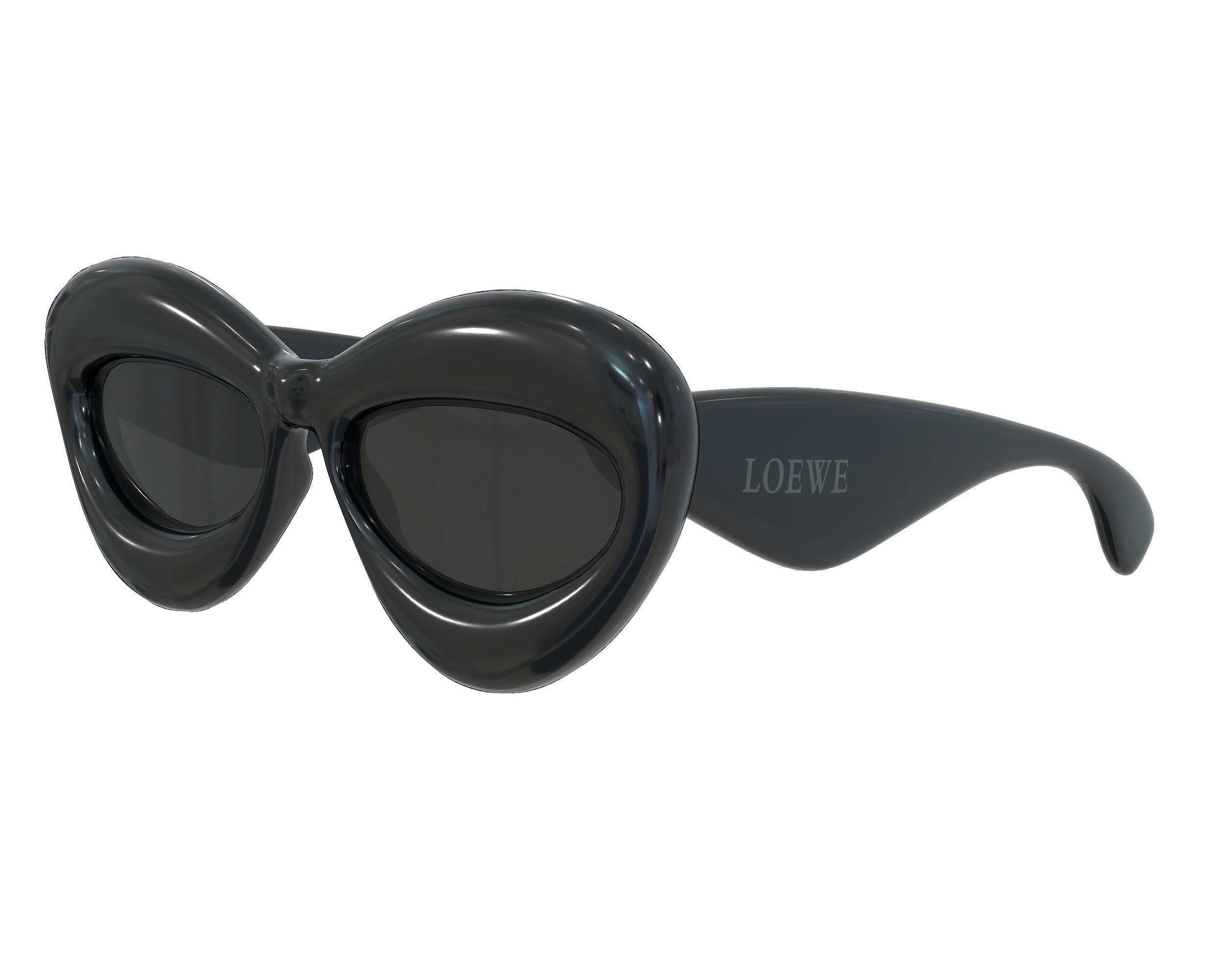 3D model Loewe Inflated Cateye Sunglasses VR / AR / low-poly | CGTrader