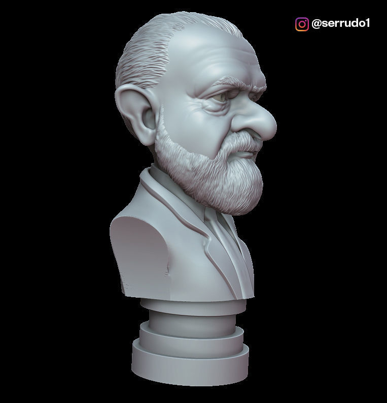 Lula Da Silva 3D model 3D printable | CGTrader