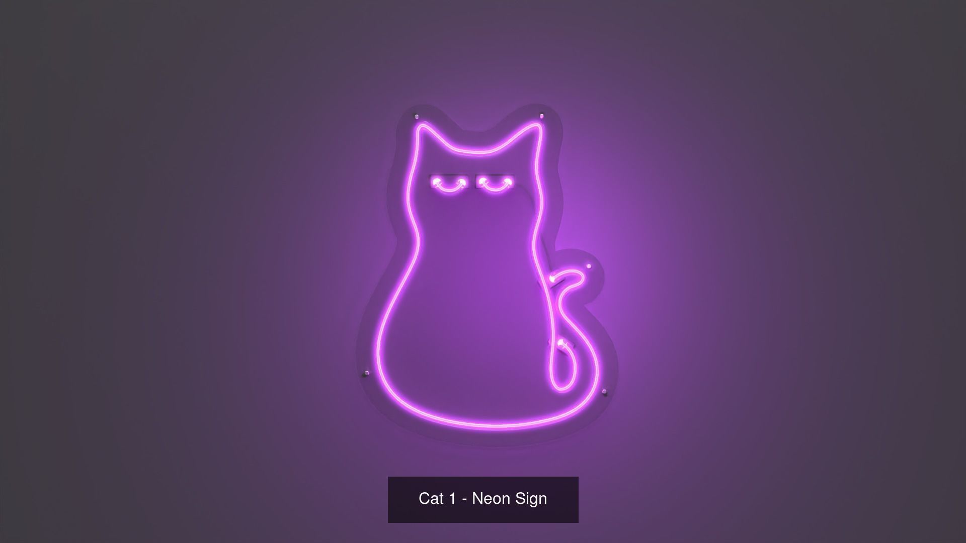 Cats Pack - Neon Signs 3D Model Collection | CGTrader