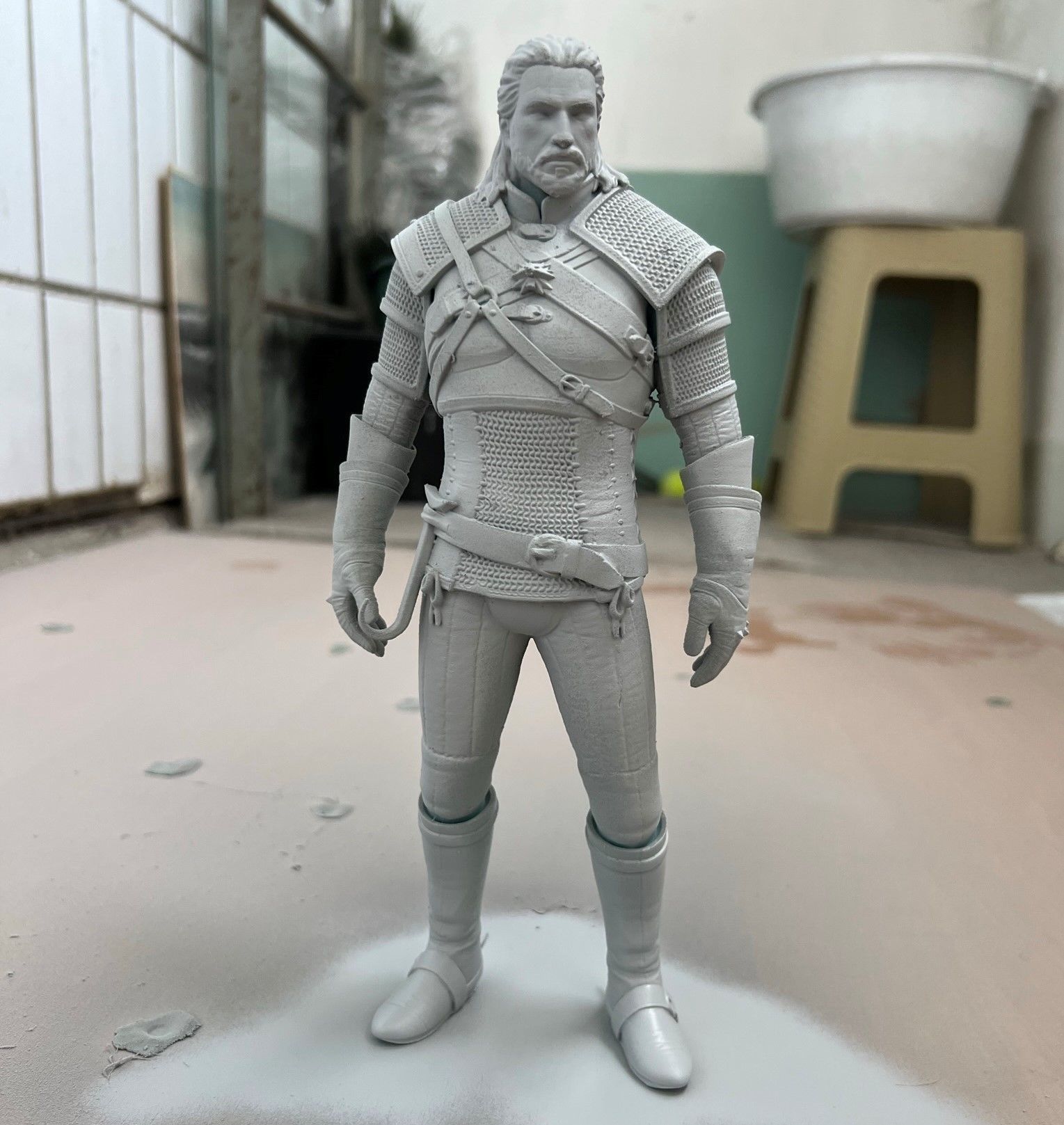 Witcher Geralt of Rivia 3D model 3D printable | CGTrader