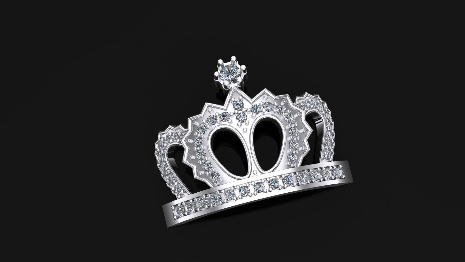hanging crown 3D model 3D printable | CGTrader