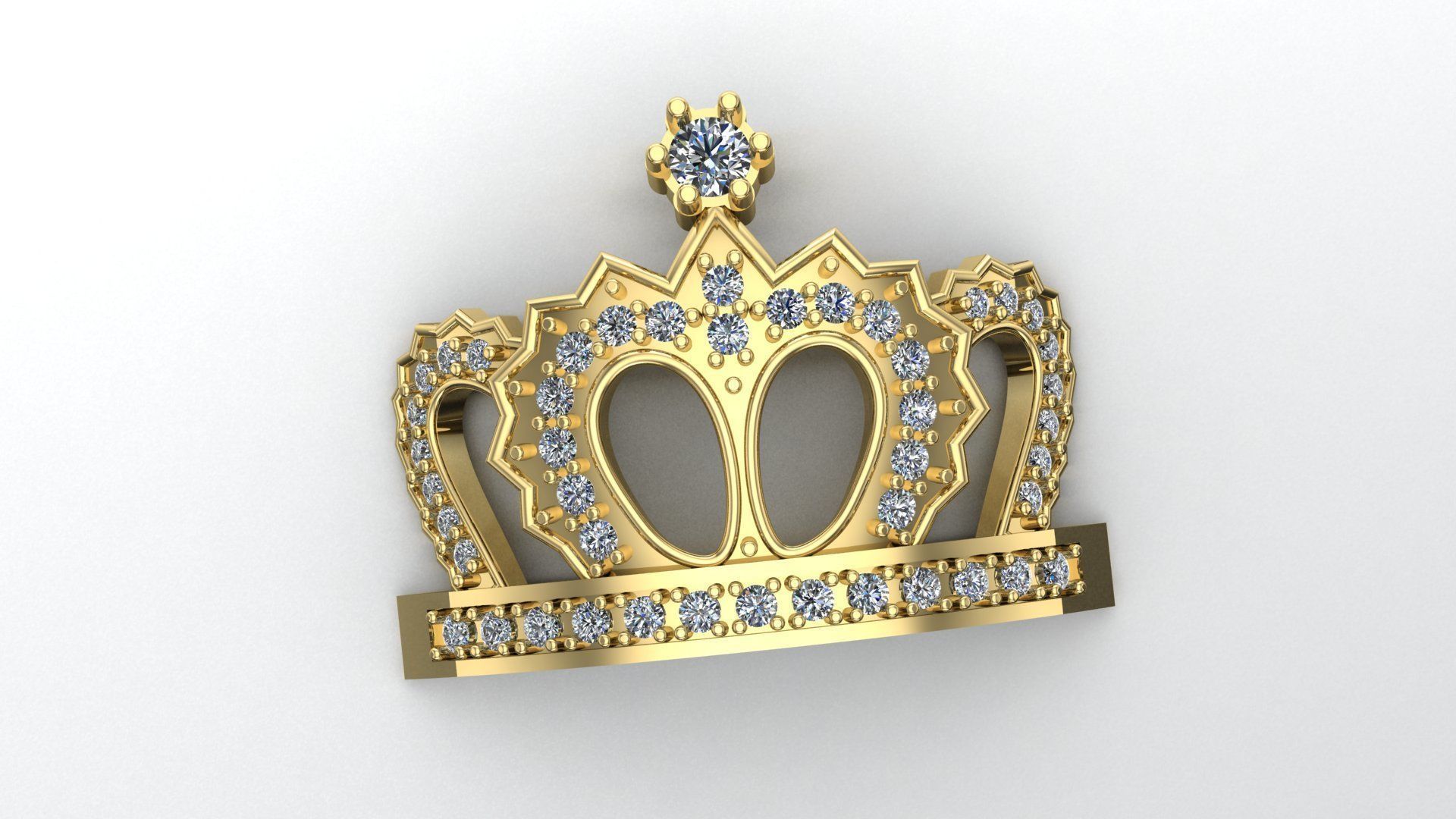 hanging crown 3D model 3D printable | CGTrader