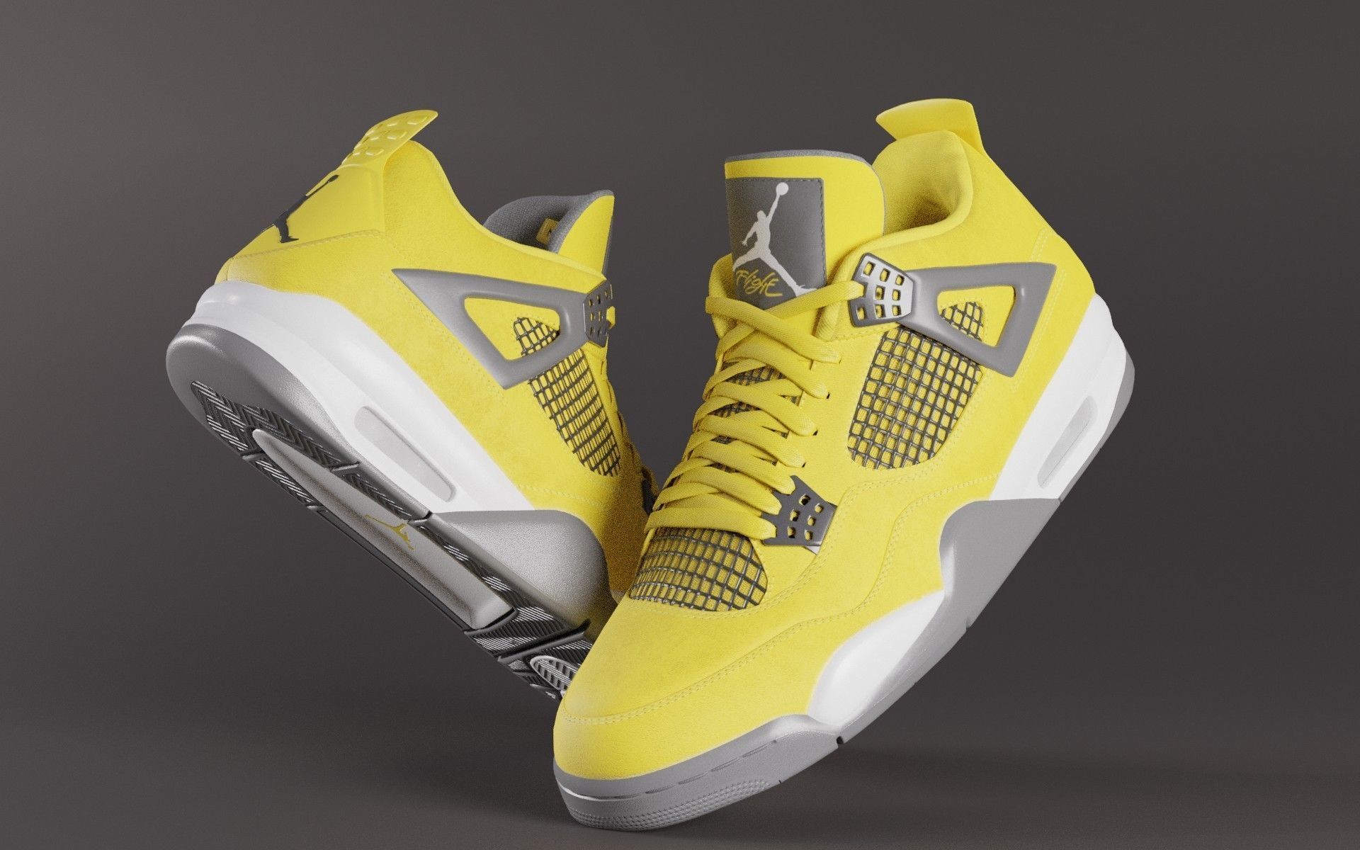 3D model Air Jordan 4 Jumpman Variety Pack VR / AR / low-poly | CGTrader