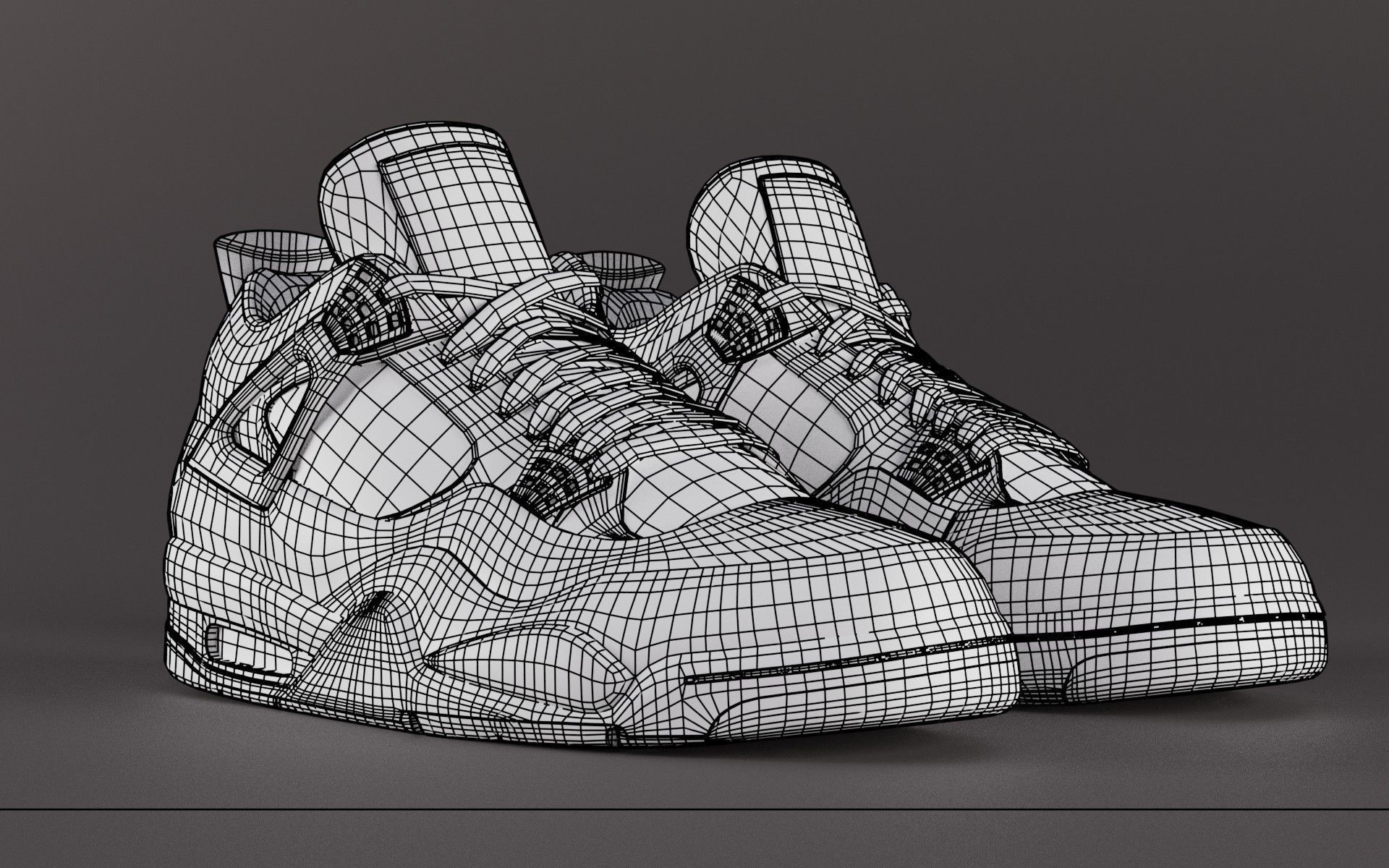 3D model Jordan 4 Variety Pack VR / AR / low-poly | CGTrader