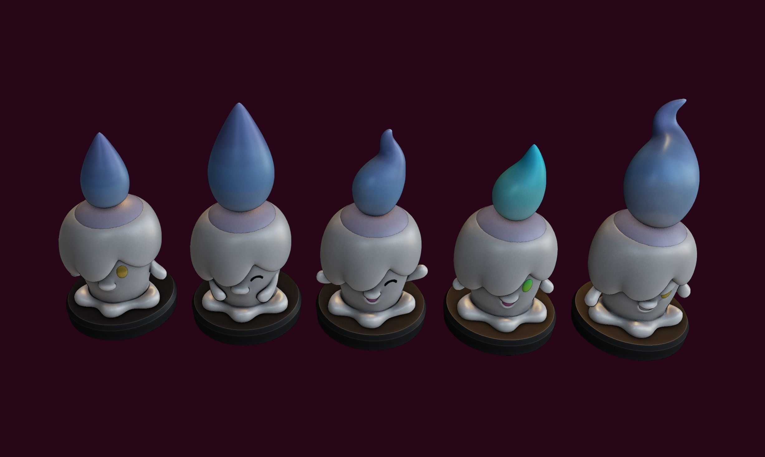 litwick - Pokemon 3D model 3D printable | CGTrader