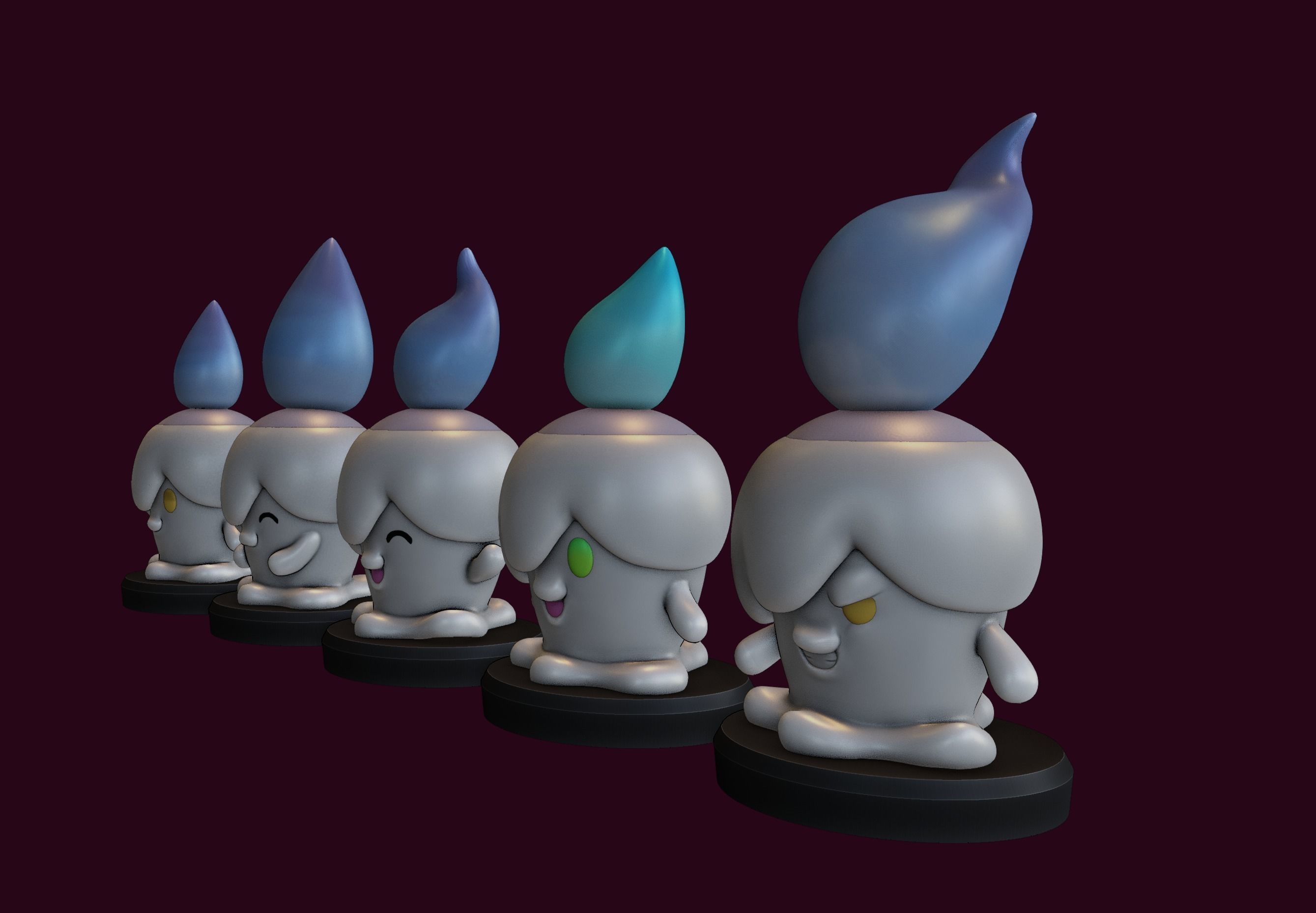 litwick - Pokemon 3D model 3D printable | CGTrader