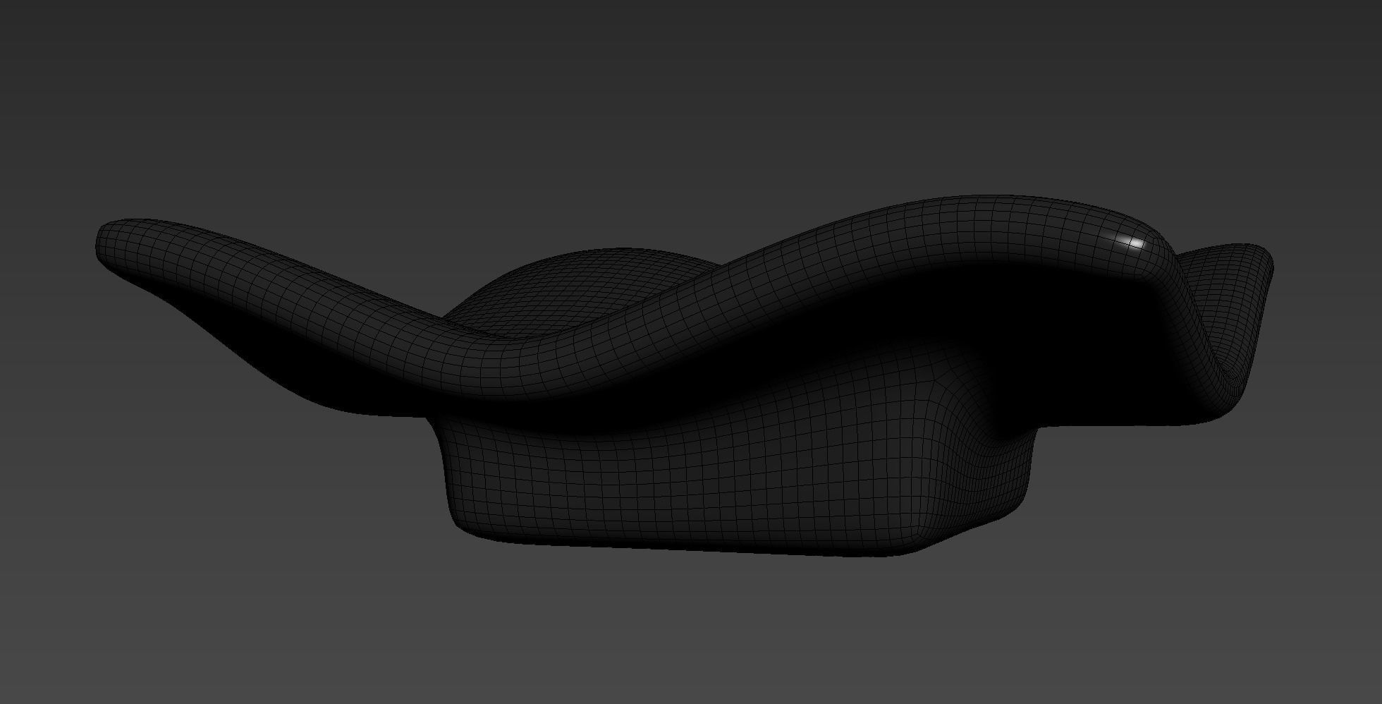 Wavy bed by Erik Jorgensen 3D model | CGTrader