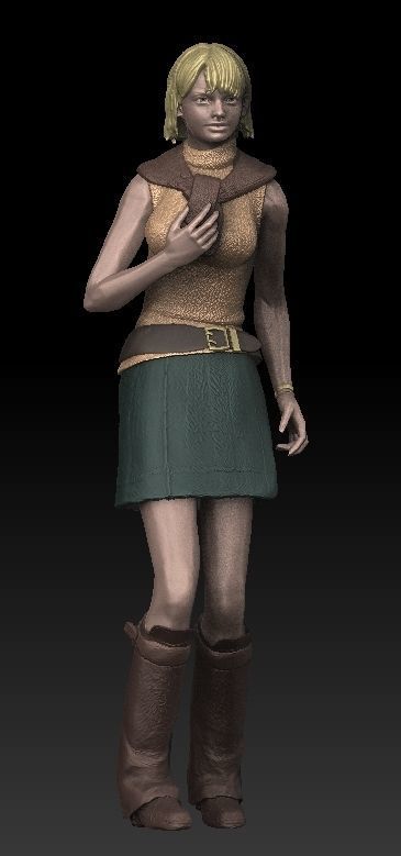 ONE10 Ahley Graham- RE4 statue 3d model stl for printing 3D model 3D ...