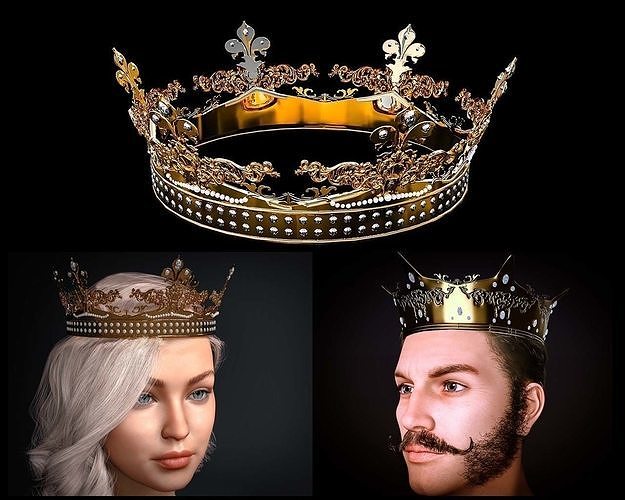 Royal Crown Package 3D model | CGTrader