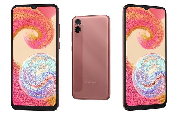 Samsung Galaxy A04e Copper 3D model | CGTrader