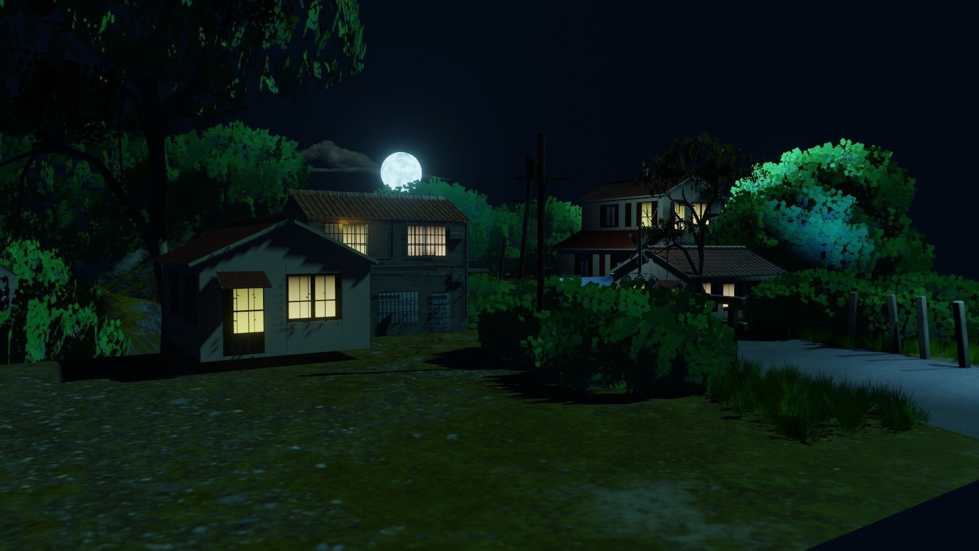 anime village made in blender 3D model | CGTrader