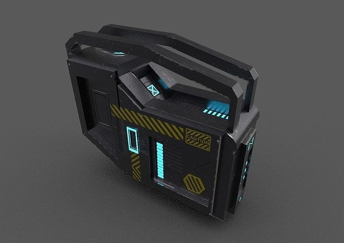 3D model scifi Powerbox VR / AR / low-poly | CGTrader
