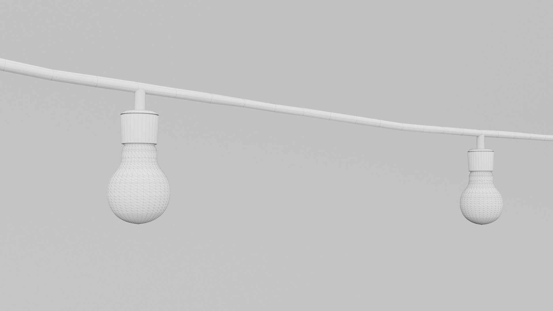String lights 3D model | CGTrader