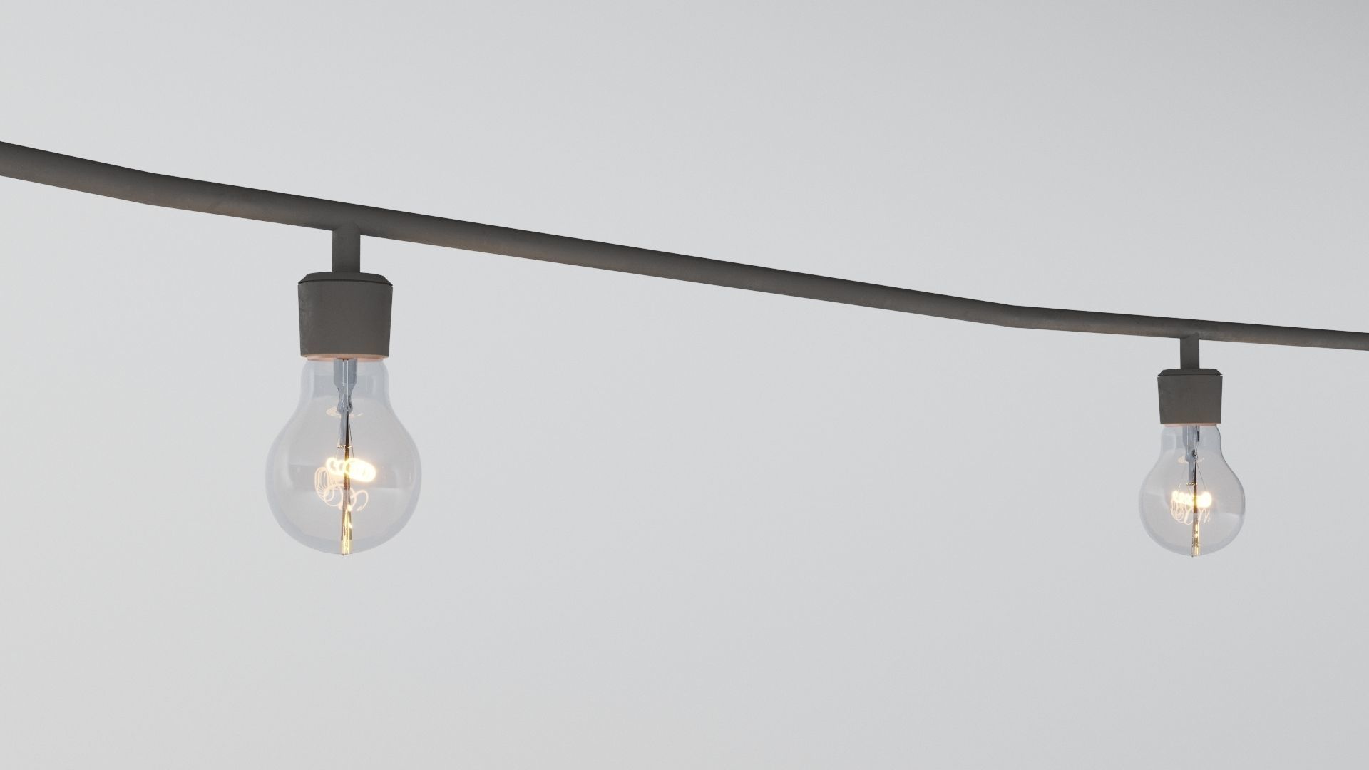 String lights 3D model | CGTrader