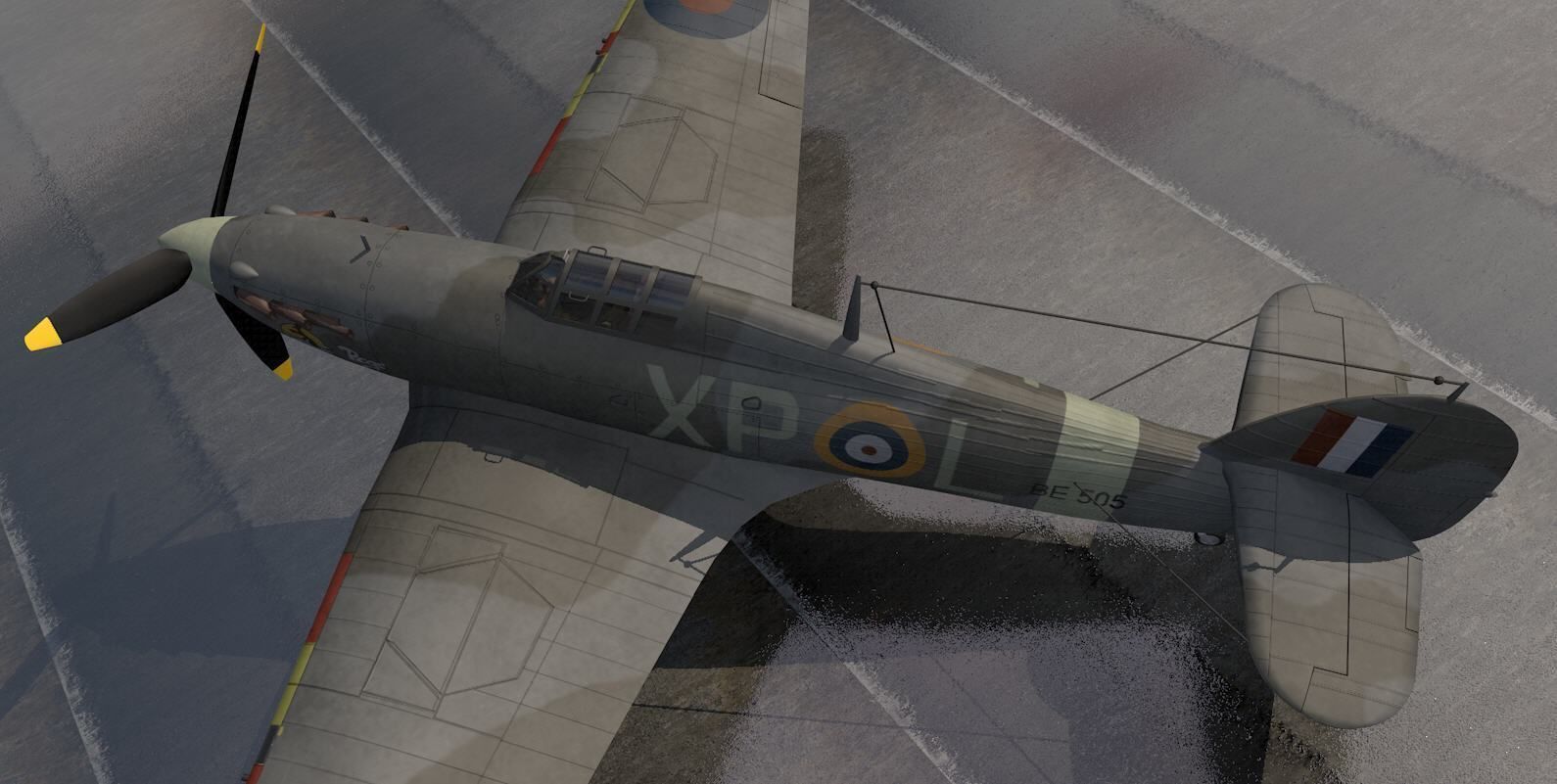 Hawker Hurricane Mk-2b 3D model | CGTrader