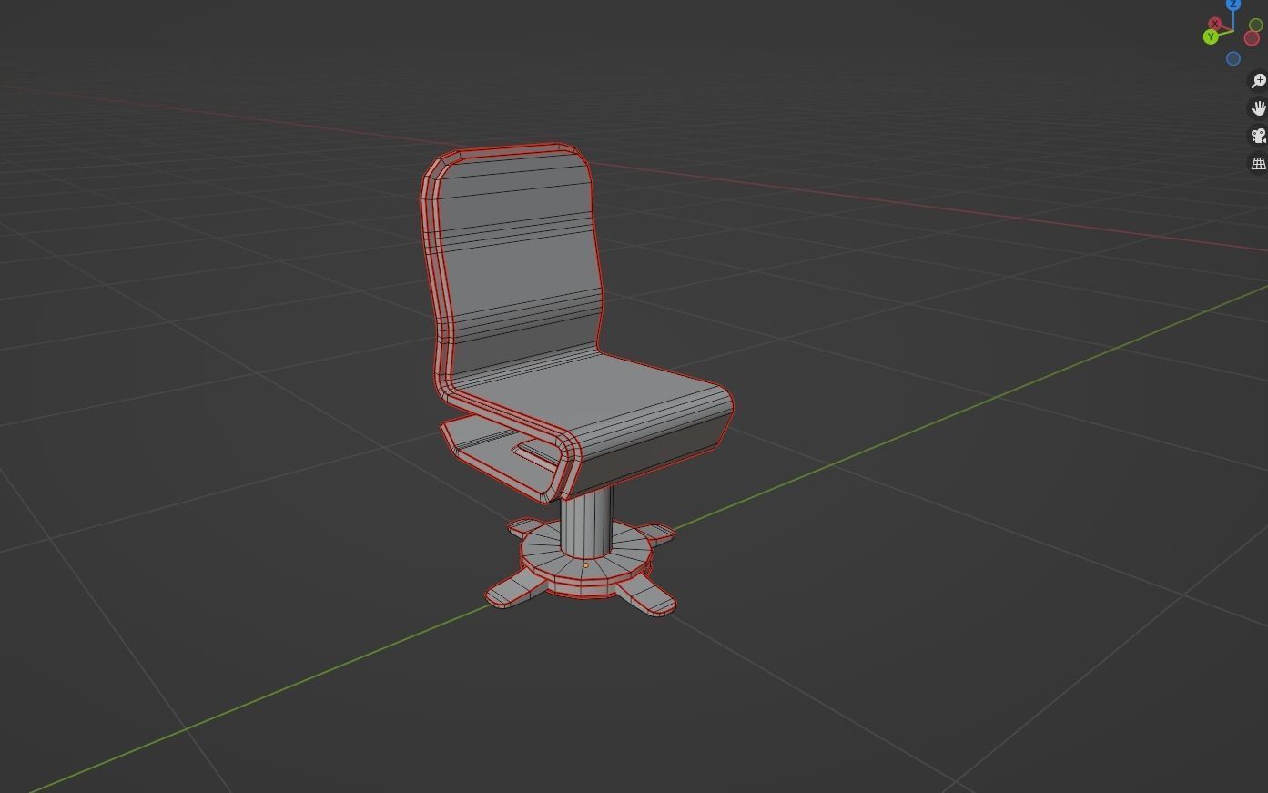 3D model Sci Fi Chair VR / AR / low-poly | CGTrader