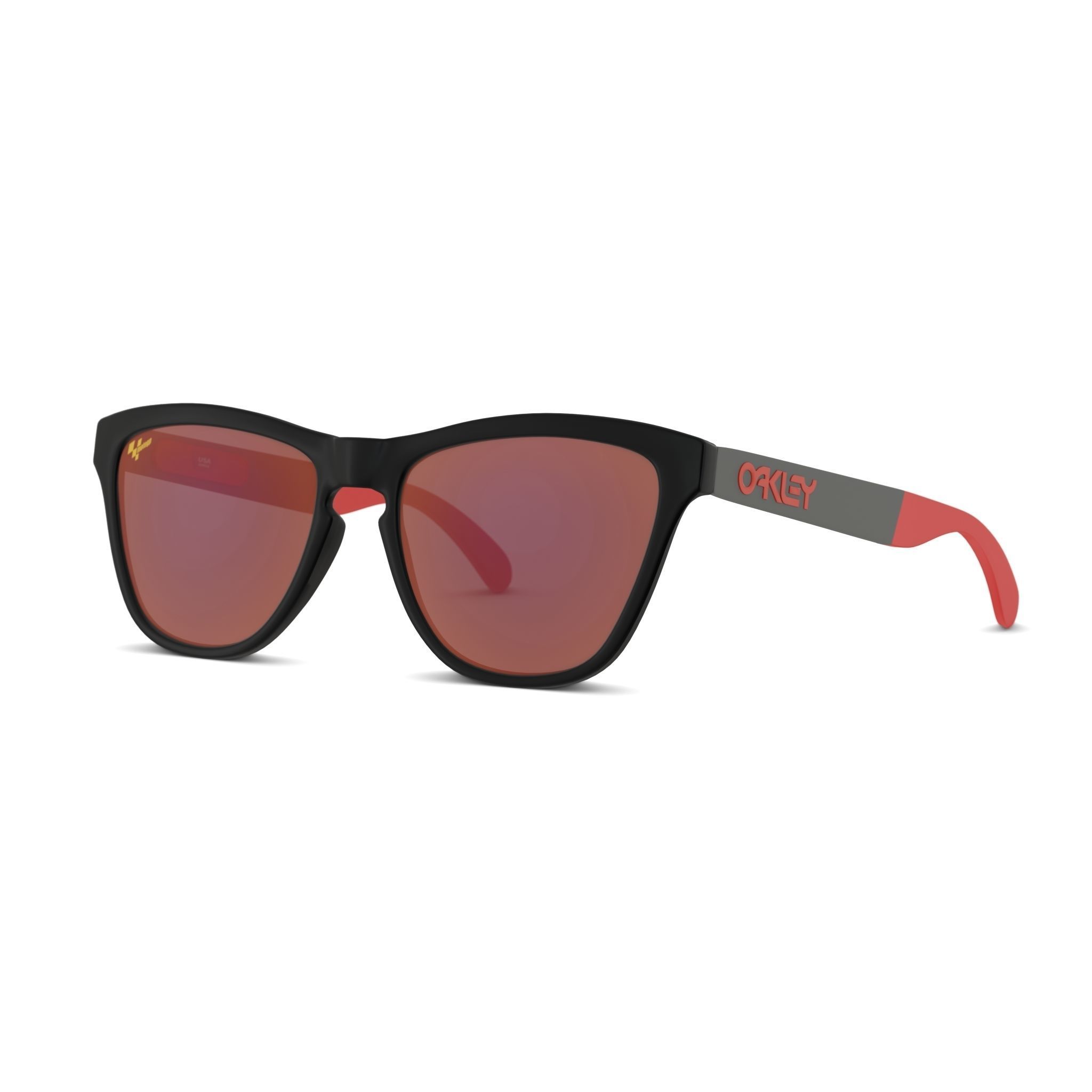 3D model Oakley Frogskins Mix MotoGP Collection Prizm Ruby Sport ...