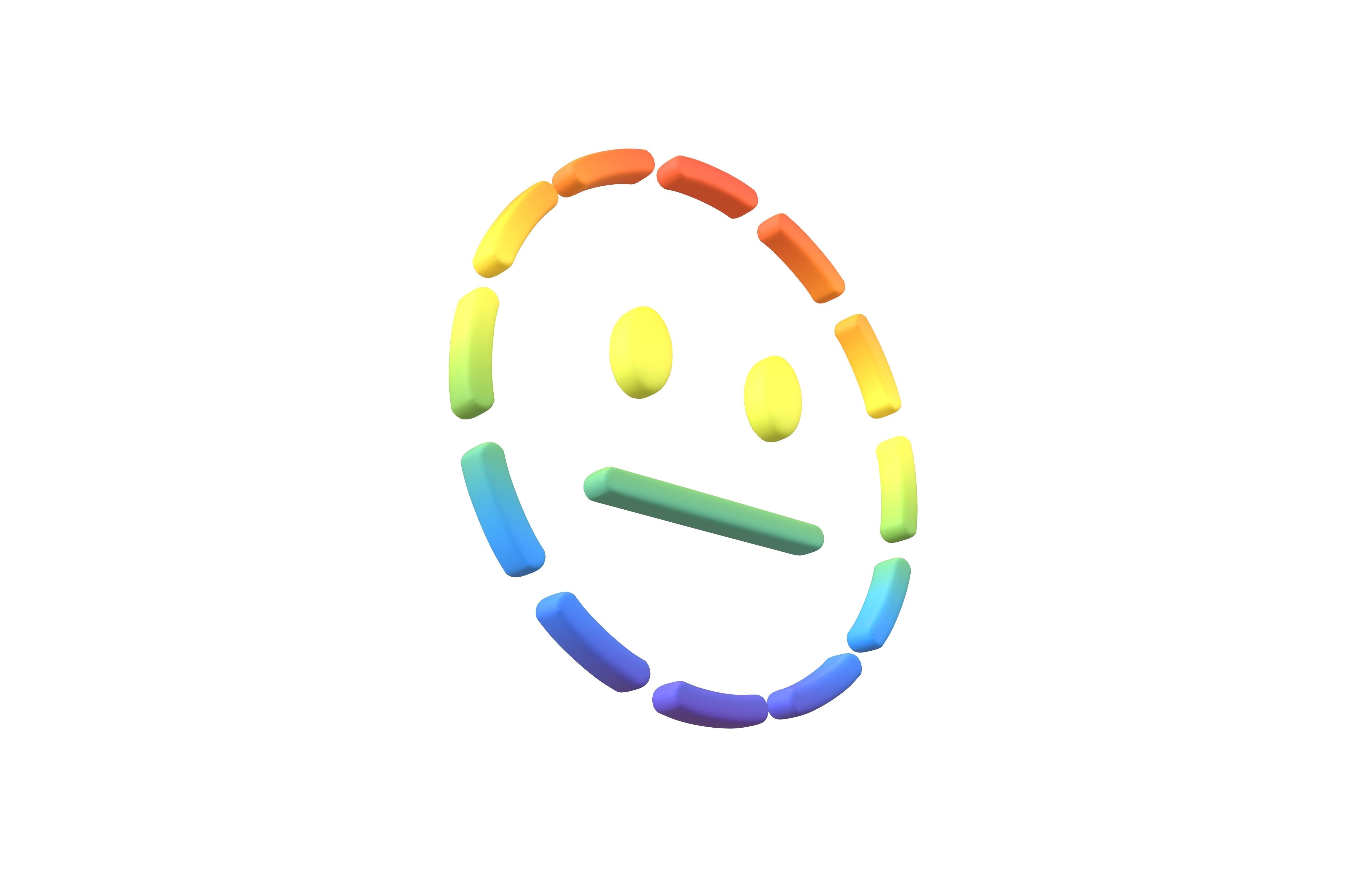3D model Dotted Line Face v1 007 VR / AR / low-poly | CGTrader