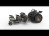 Pulling tractor with 5 engines V8 Version 4 Scale 1 to 25 3D model 3D ...