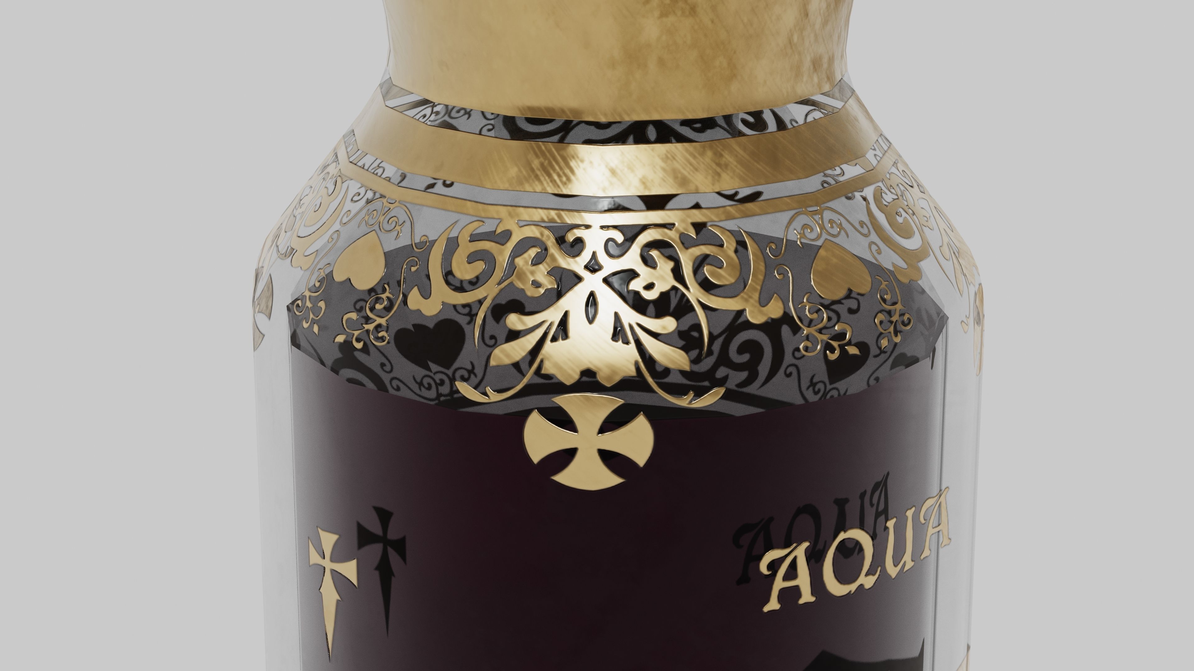 3D model OB 00 12 vampire hunter holy bottle VR / AR / low-poly | CGTrader