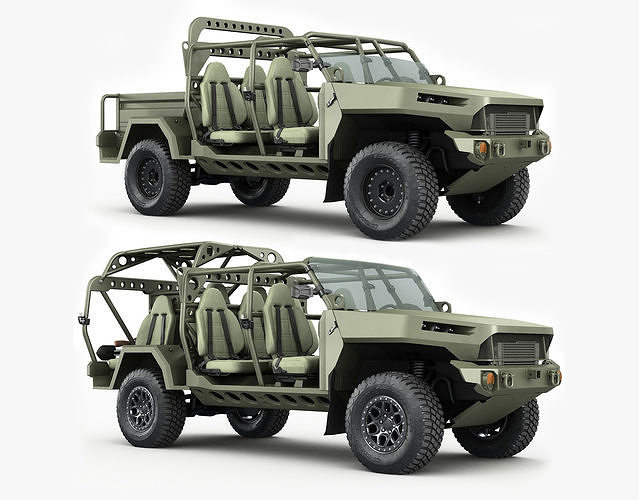 Chevy Colorado ZR2 military ISV collection 3D model | CGTrader