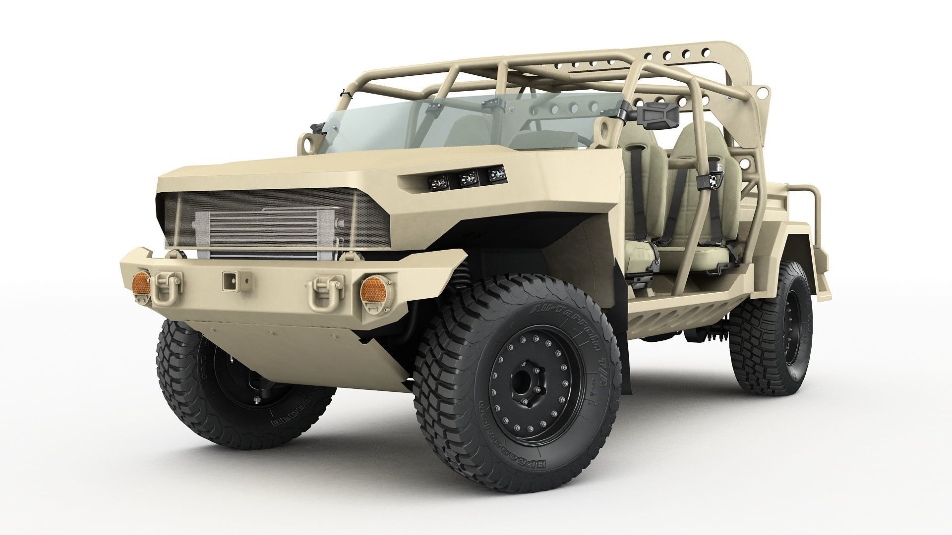 Chevy Colorado ZR2 military ISV collection 3D model | CGTrader