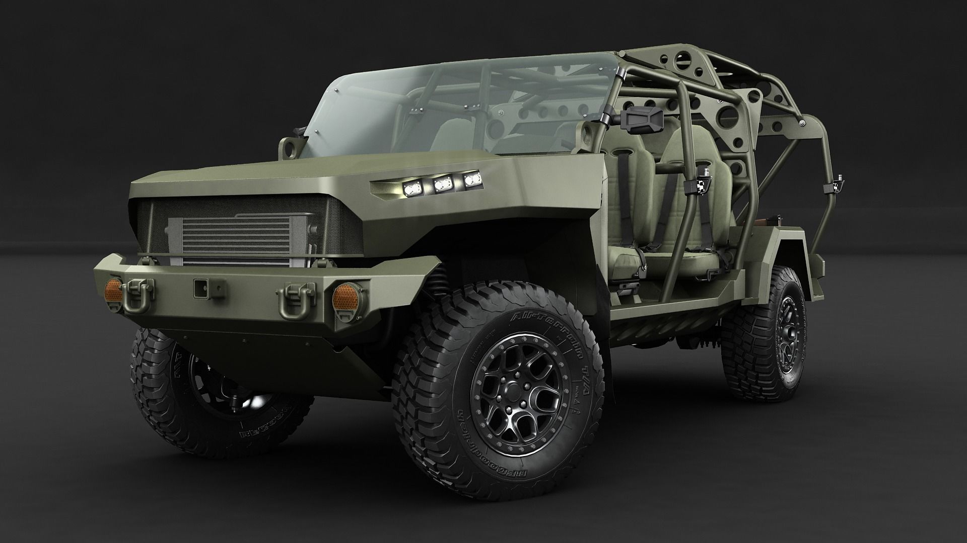 Chevy Colorado ZR2 military ISV collection 3D model | CGTrader