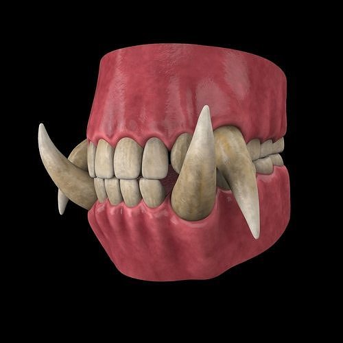 Orc Teeth 3D model | CGTrader