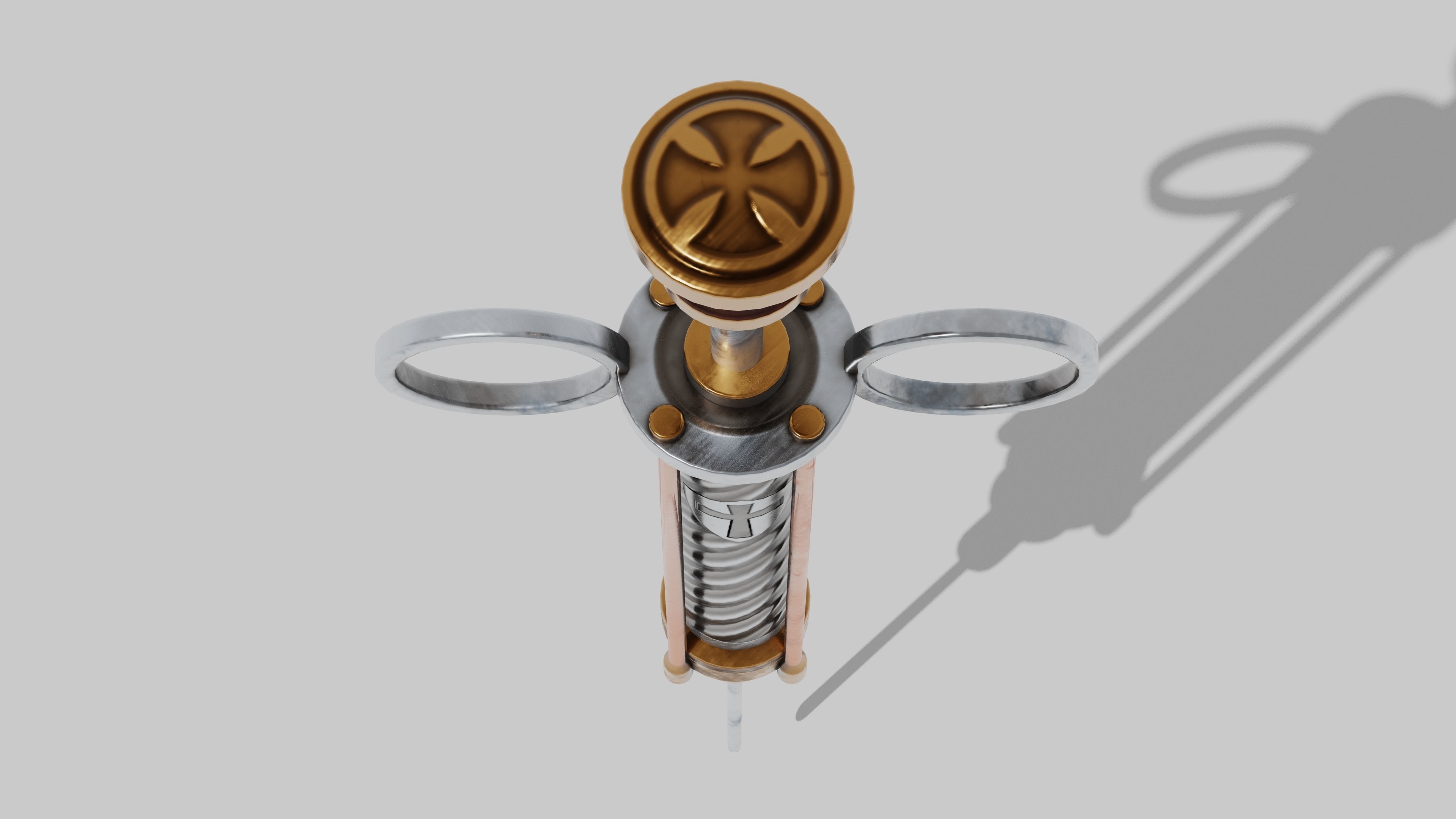 3D model OB 00 24 vampire hunter syringe VR / AR / low-poly | CGTrader