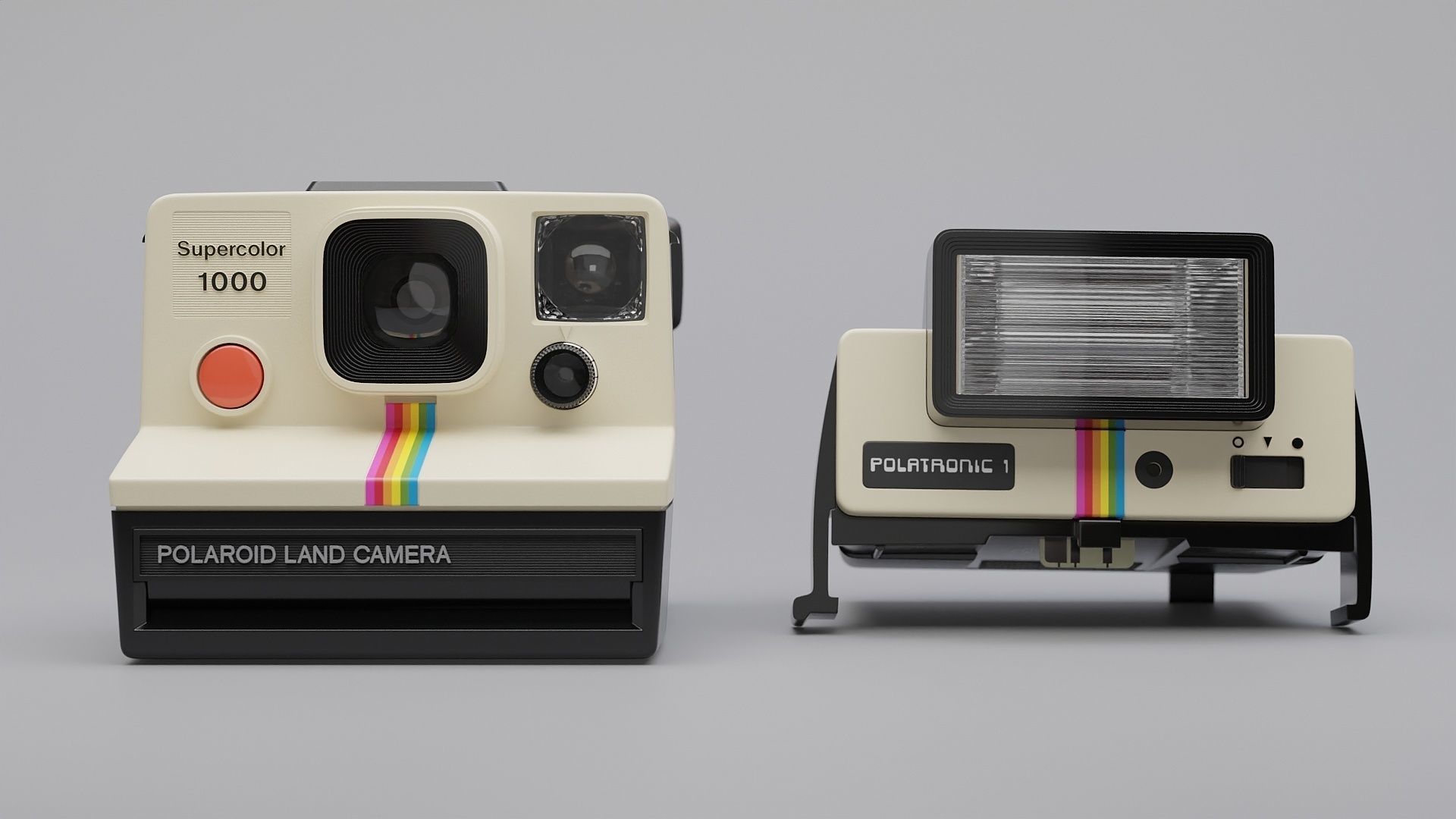Polaroid Land Camera 1000 3D model | CGTrader