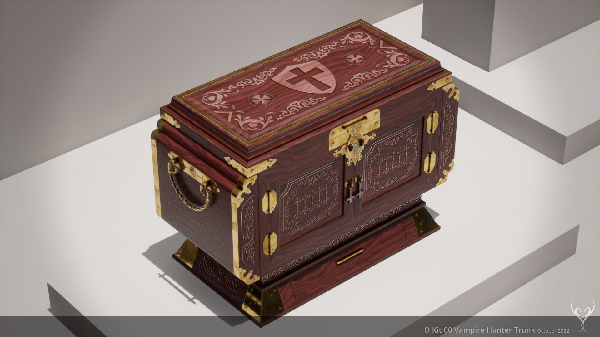 OB 00 Vampire Hunter Trunk 3D Model Collection | CGTrader