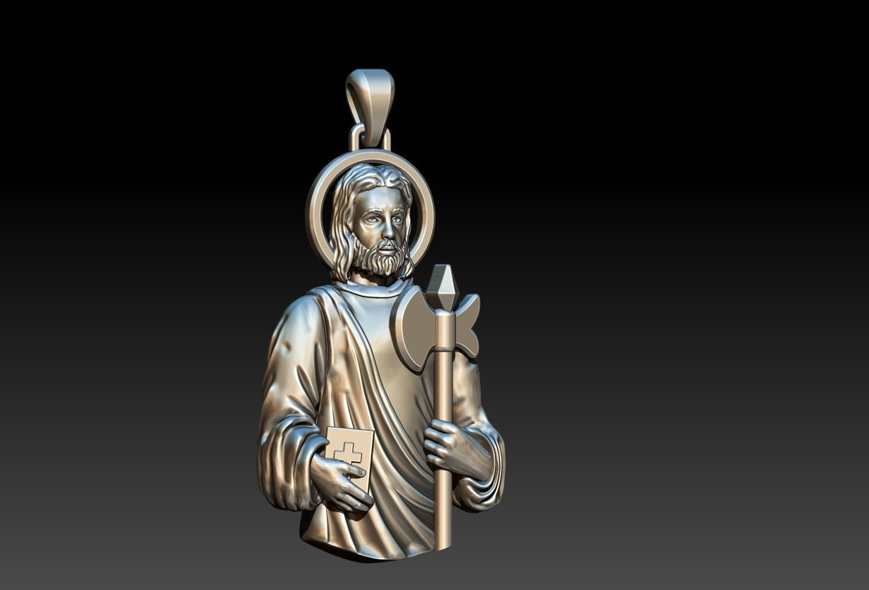 Saint Jude Thaddeus - Sao Judas Tadeu 3D model 3D printable | CGTrader