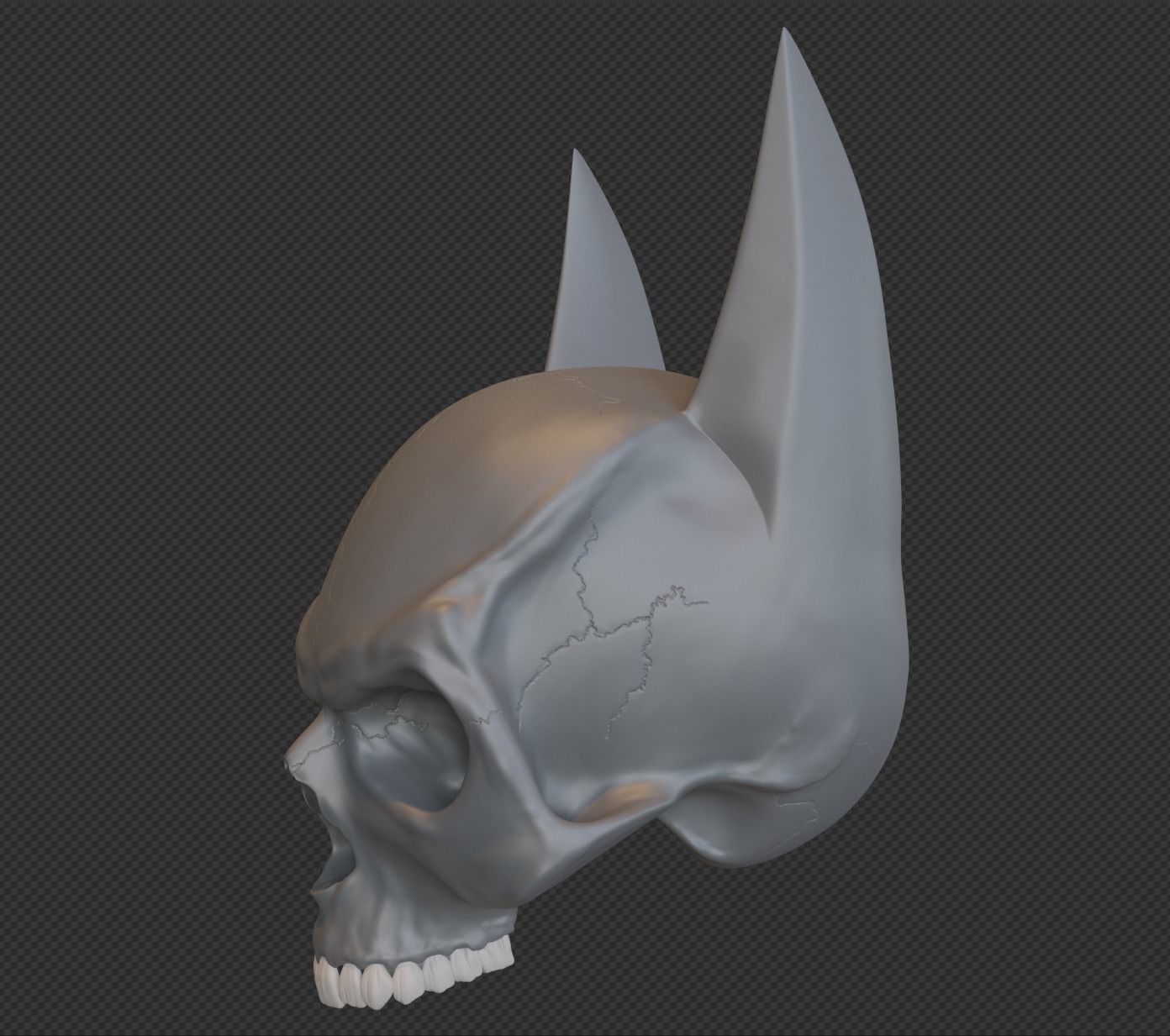 Batman Character Skull ready for print 3D model 3D printable | CGTrader