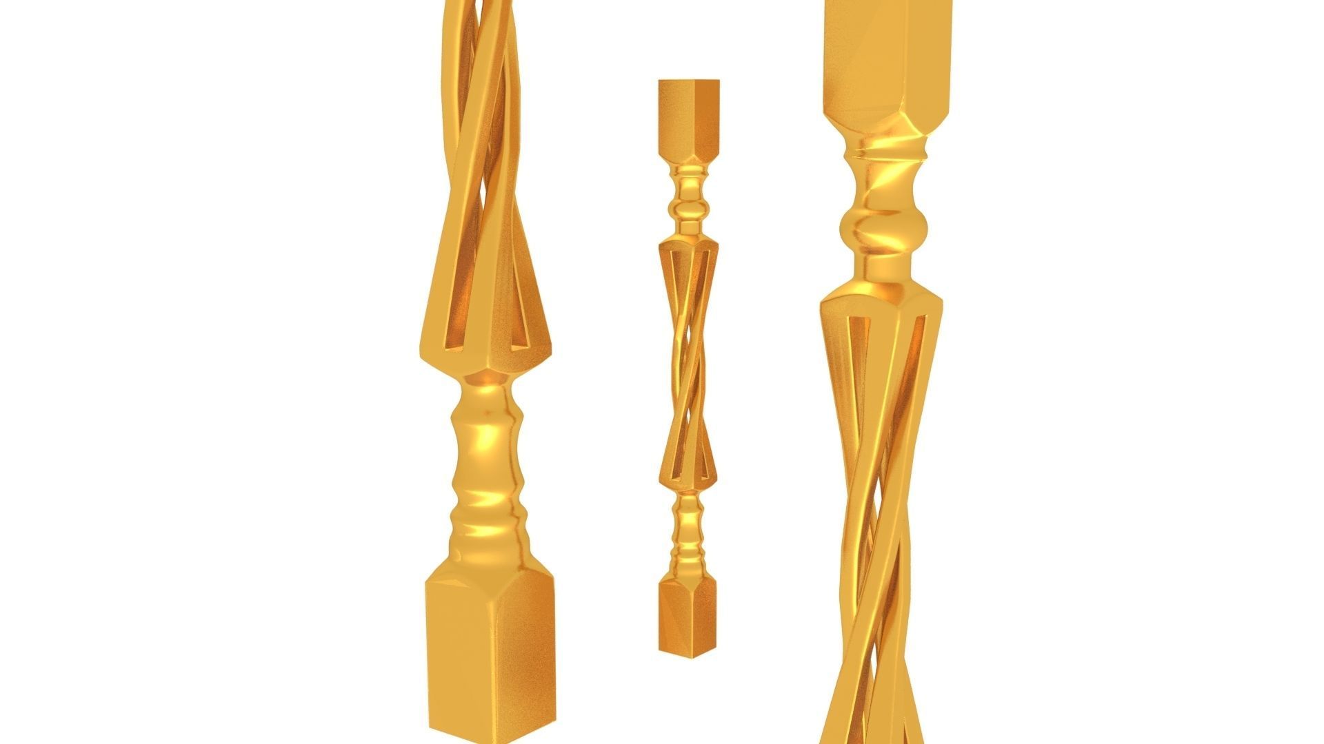 Columns Legs Tables Chairs CNC Wood 1002 3D model 3D printable | CGTrader