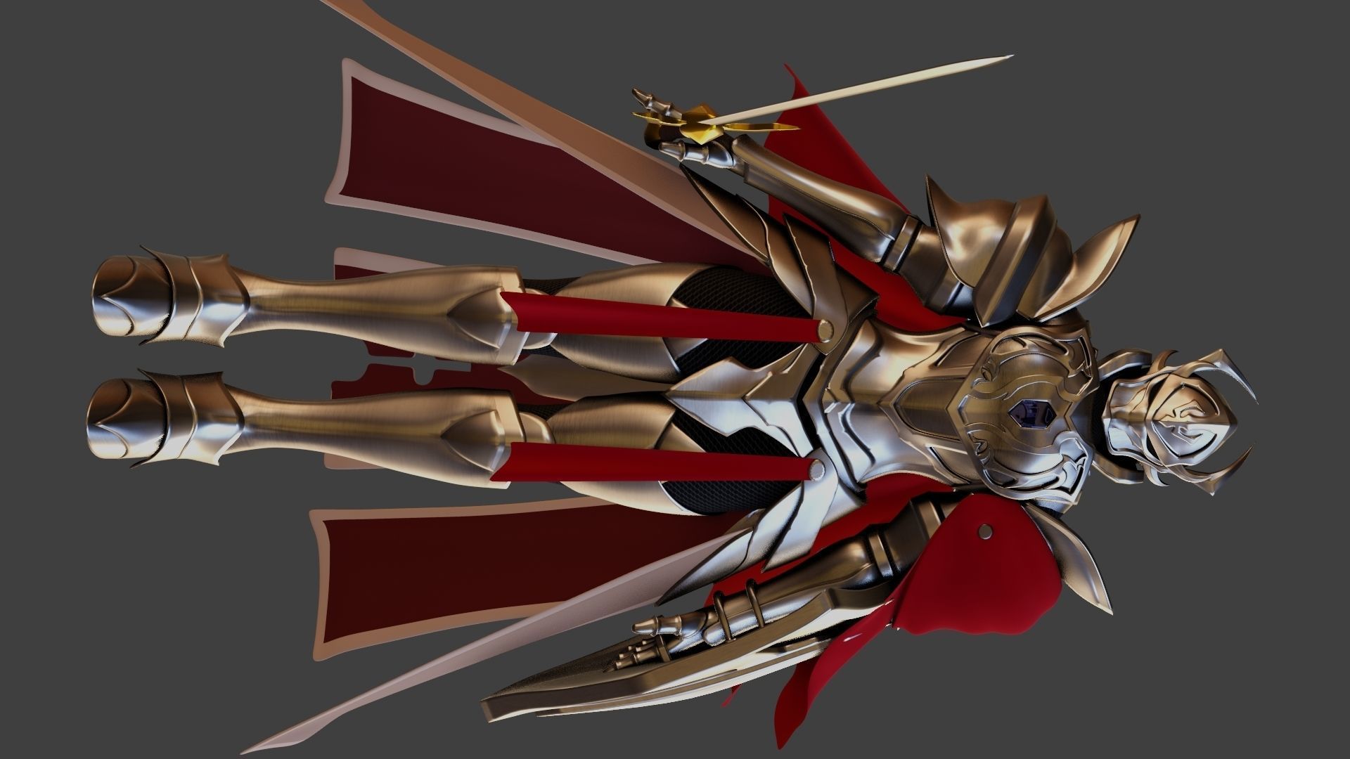 3D model Lord Touch Me Overlord For Anime animation VR / AR / low-poly ...