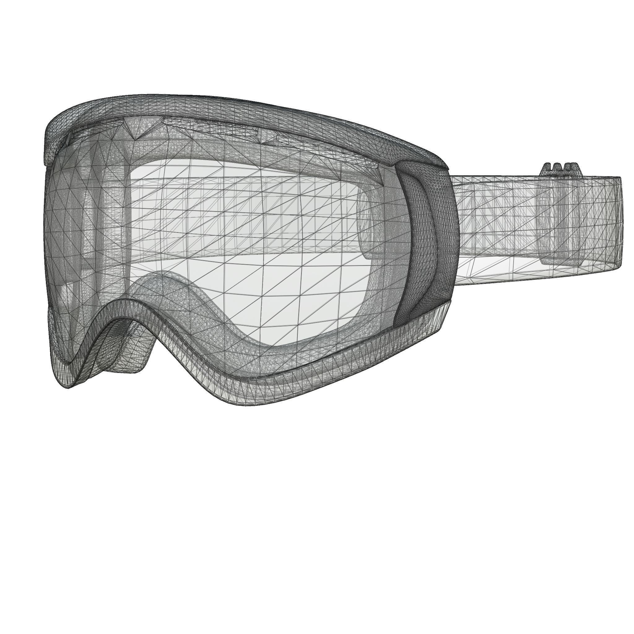 3D model Oakley Canopy Prizm Snow Rose OO7047 02 Sport glasses VR / AR ...