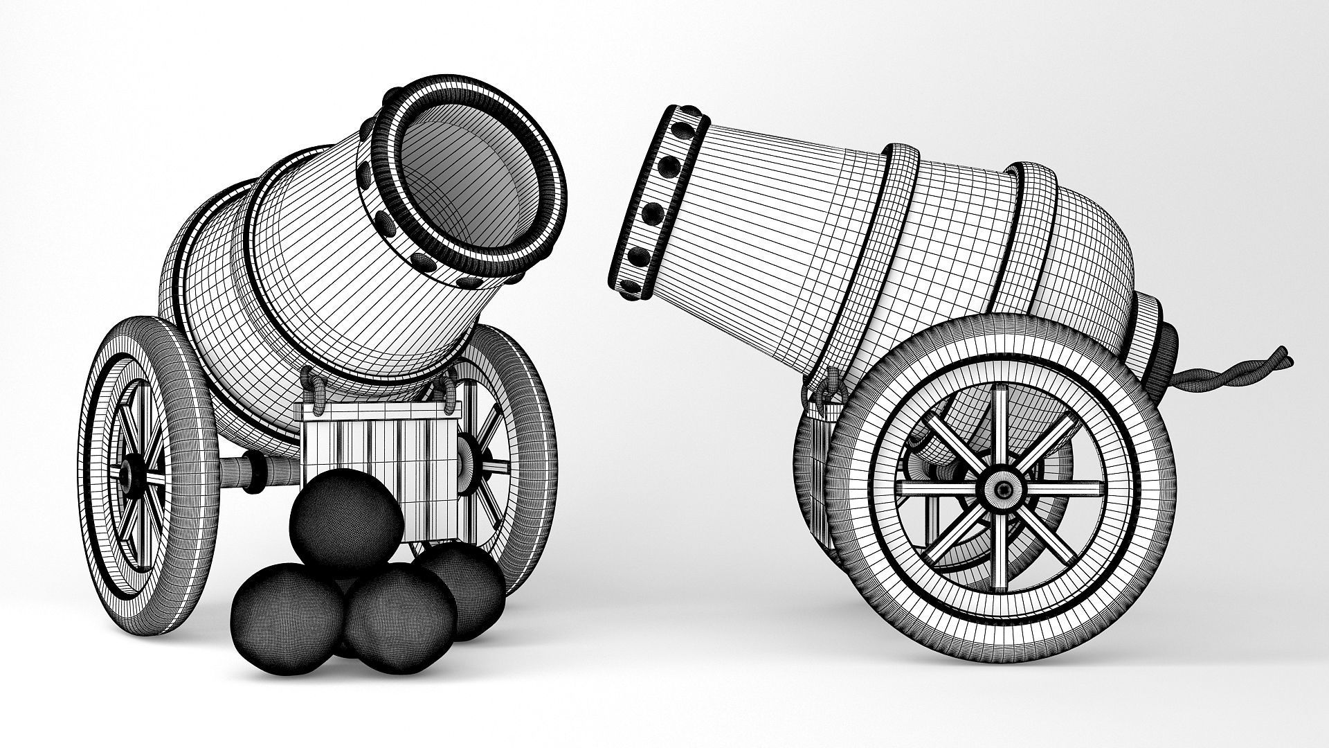 Ramadan Cannon 3D model | CGTrader